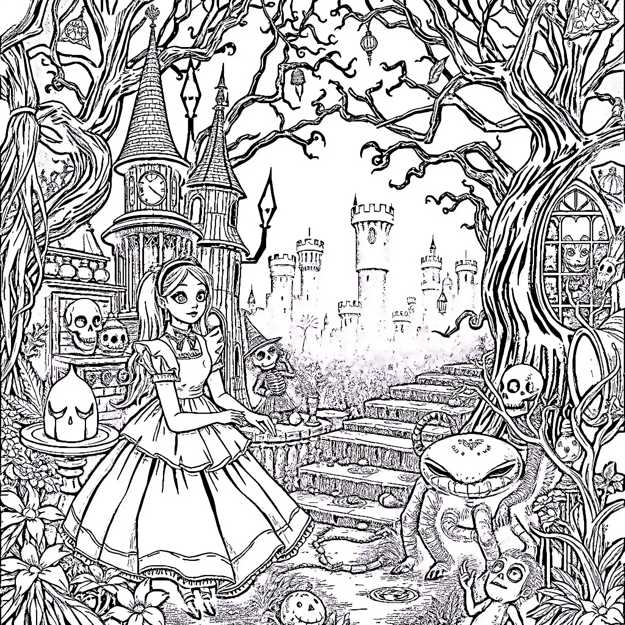 Best Alice Coloring Pages (Free Printable PDF)