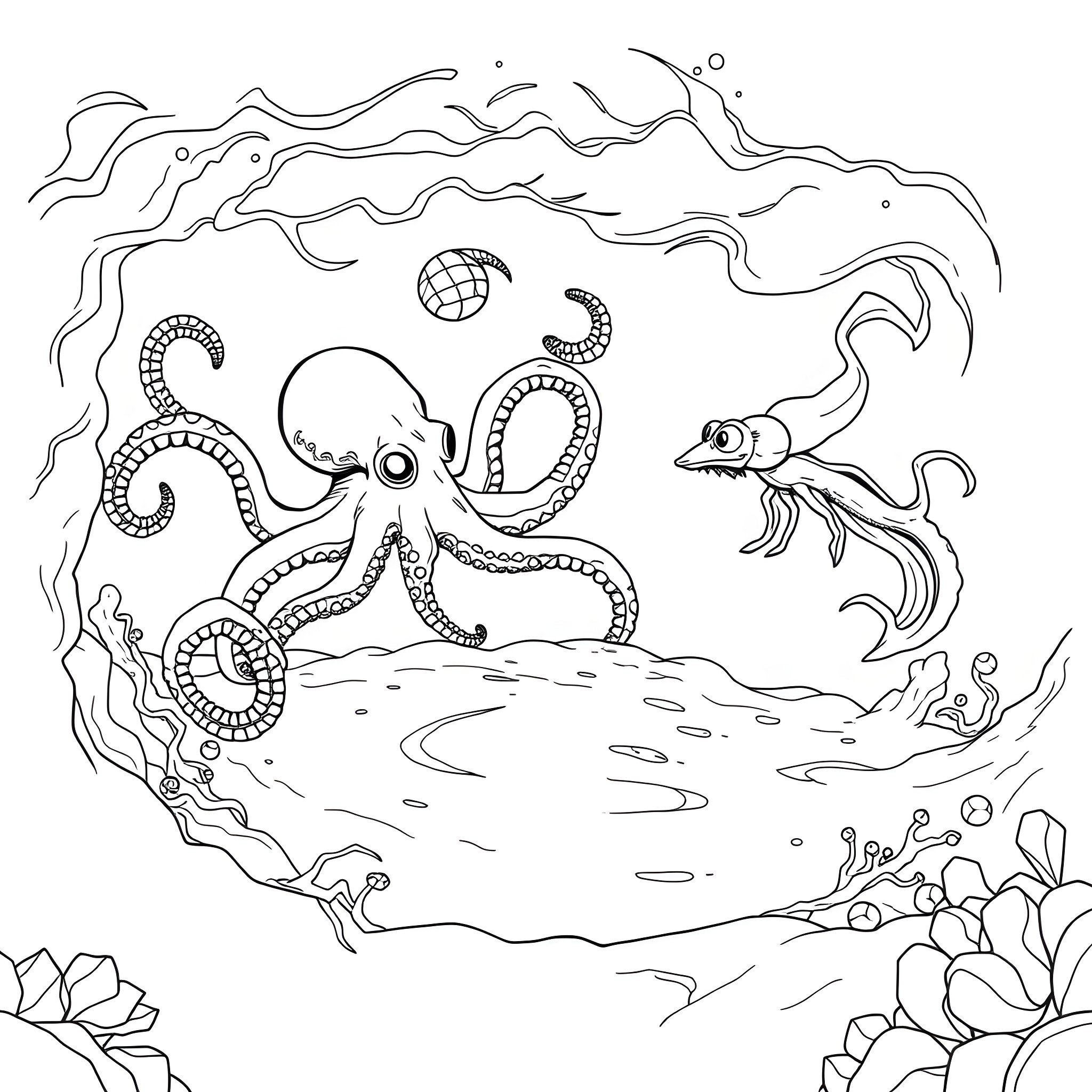 Best Octopus Coloring Pages (Free Printable PDF)