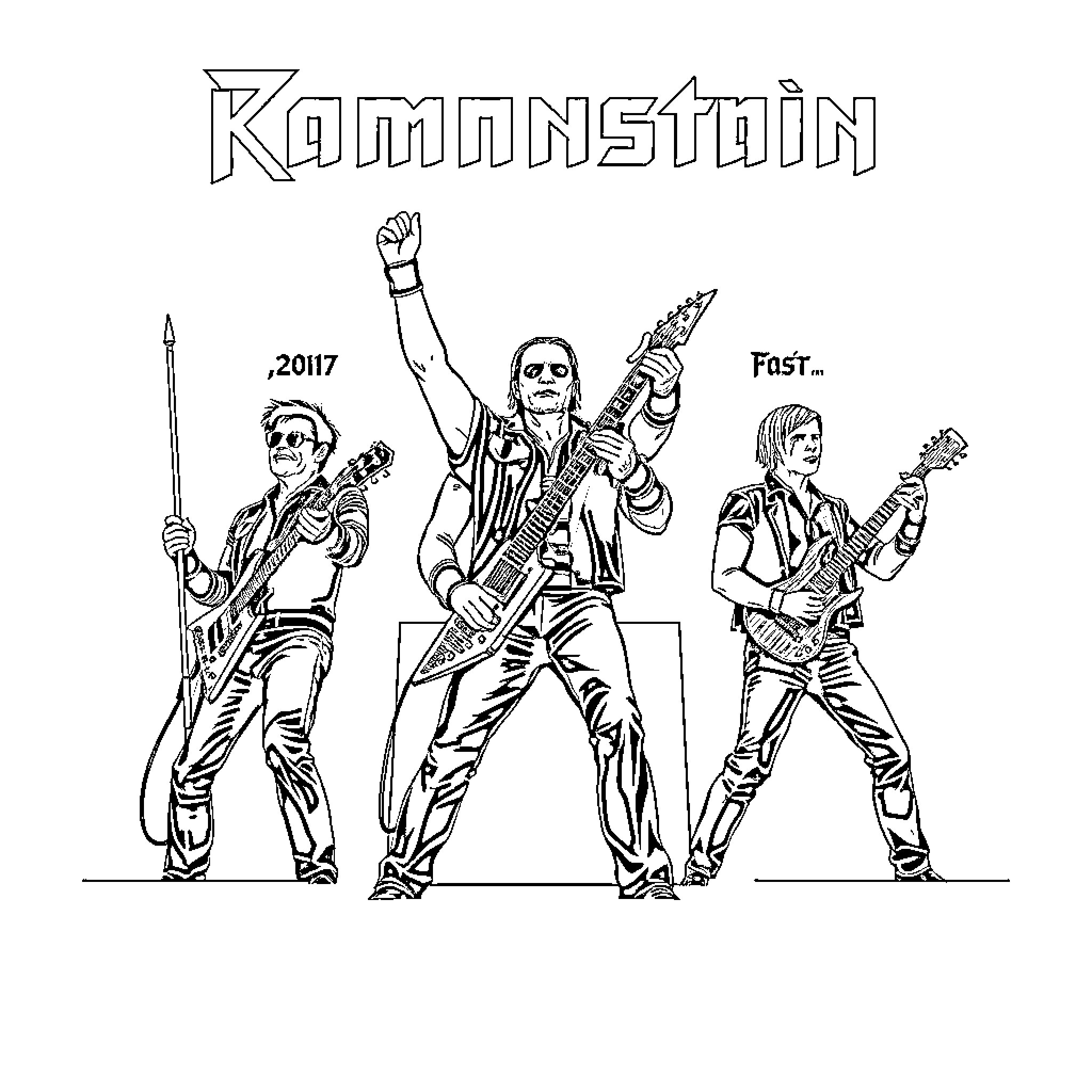 Best Rammstein Coloring Pages (Free Printable PDF)
