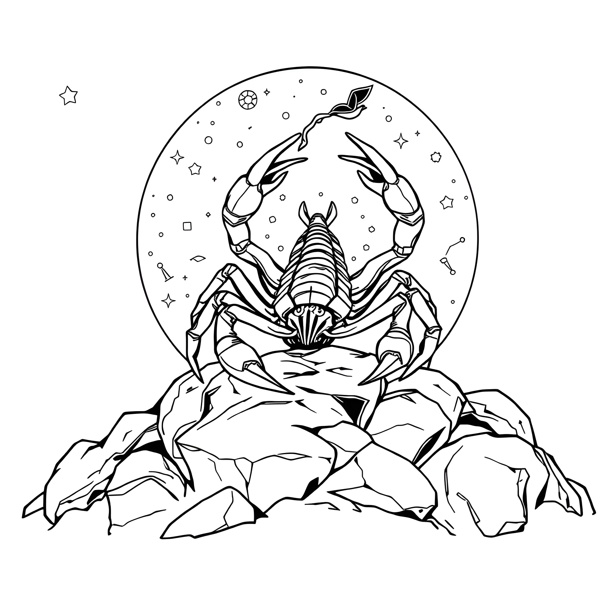 Best Scorpio Coloring Pages (Free Printable PDF)