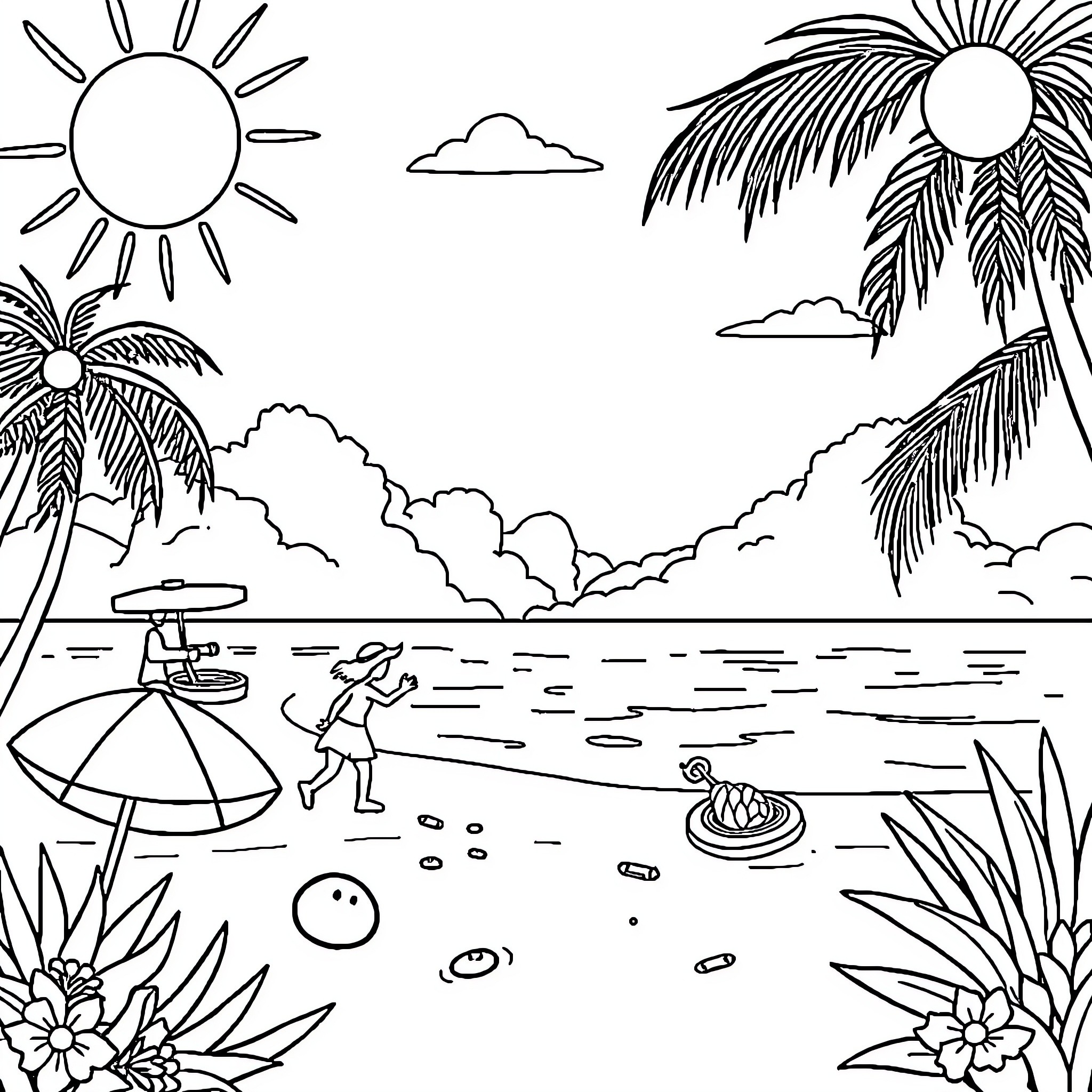 Best Summer Coloring Pages (Free Printable PDF)