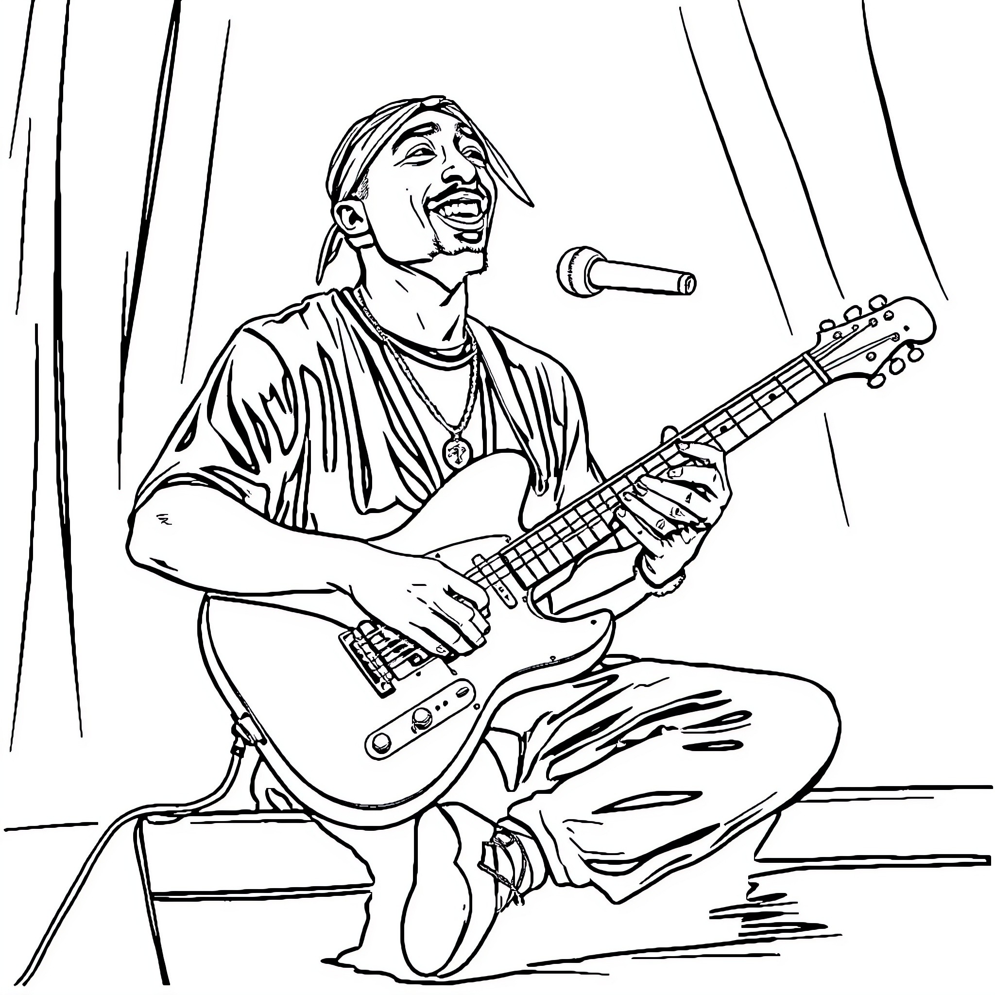 Best Tupac Coloring Pages (Free Printable PDF)