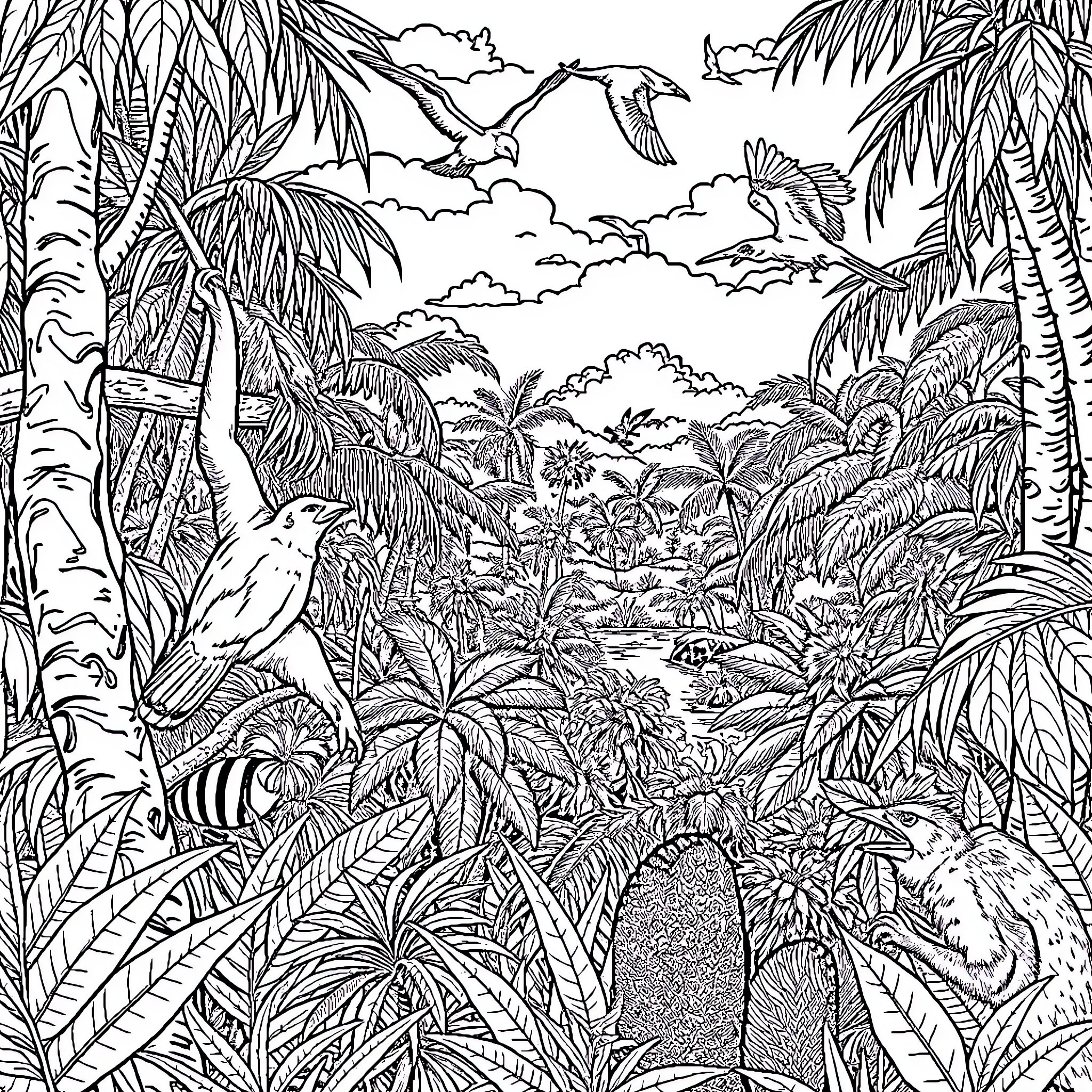 1 Best Gunung Coloring Pages (Free Printable PDFs)