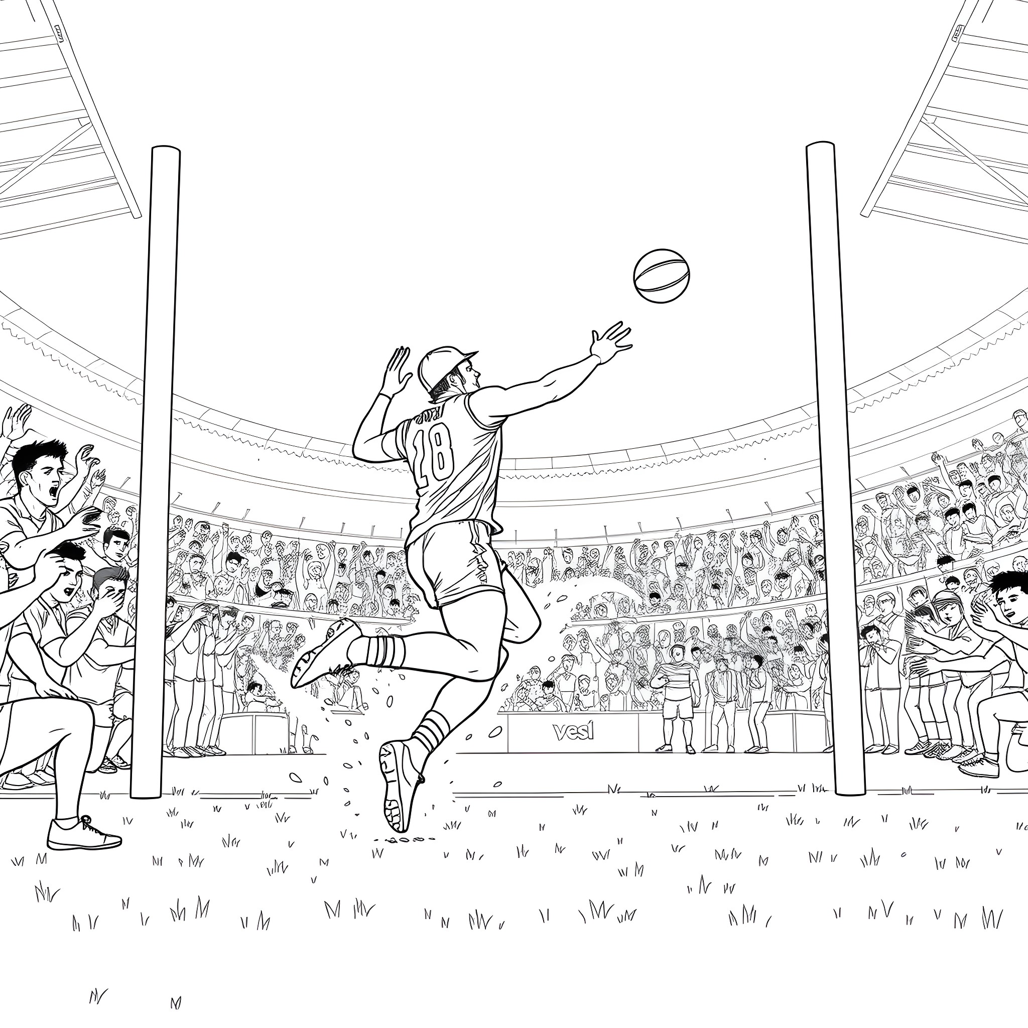 Best AFL Player Coloring Pages (Free Printable PDF)