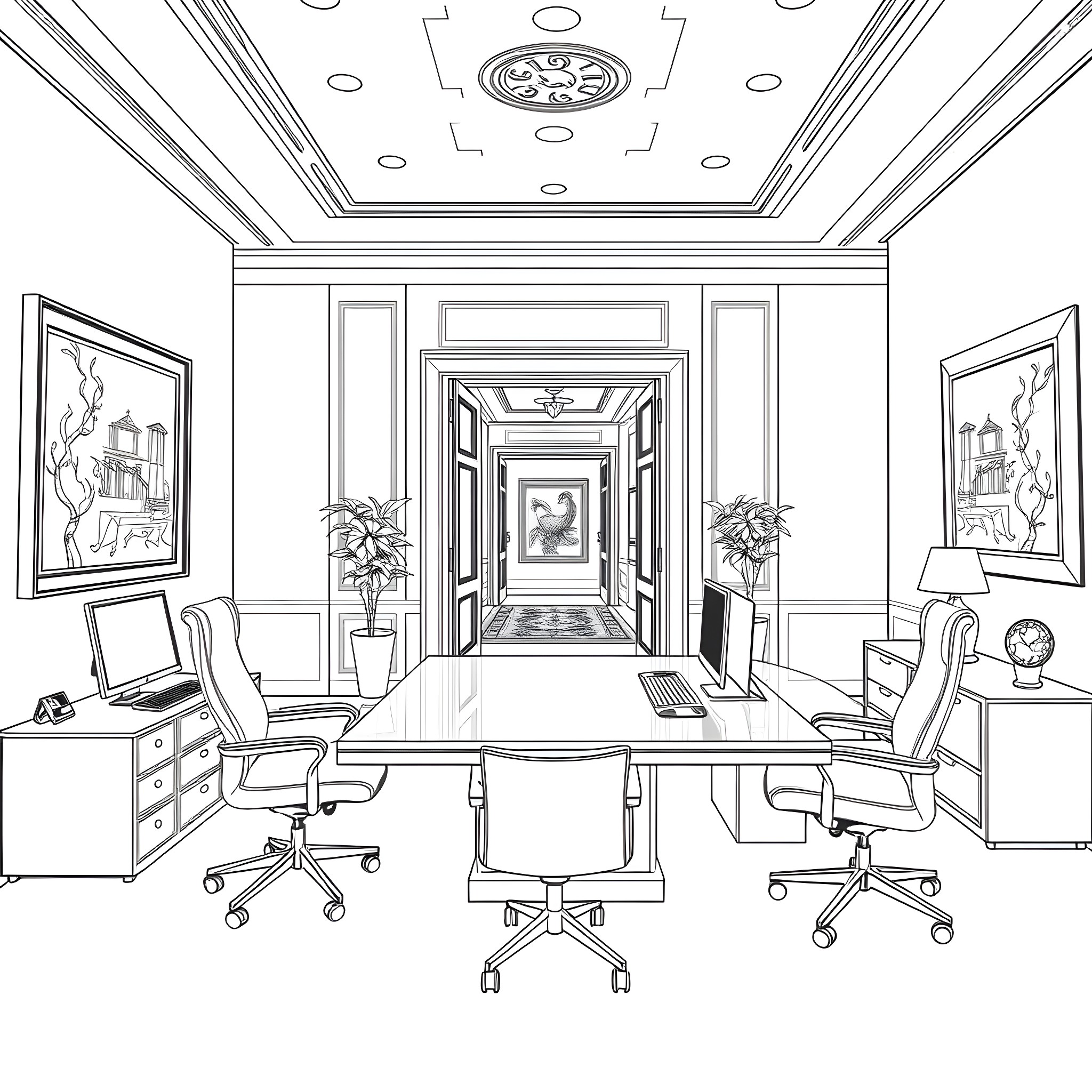 Best Office Coloring Pages (Free Printable PDF)