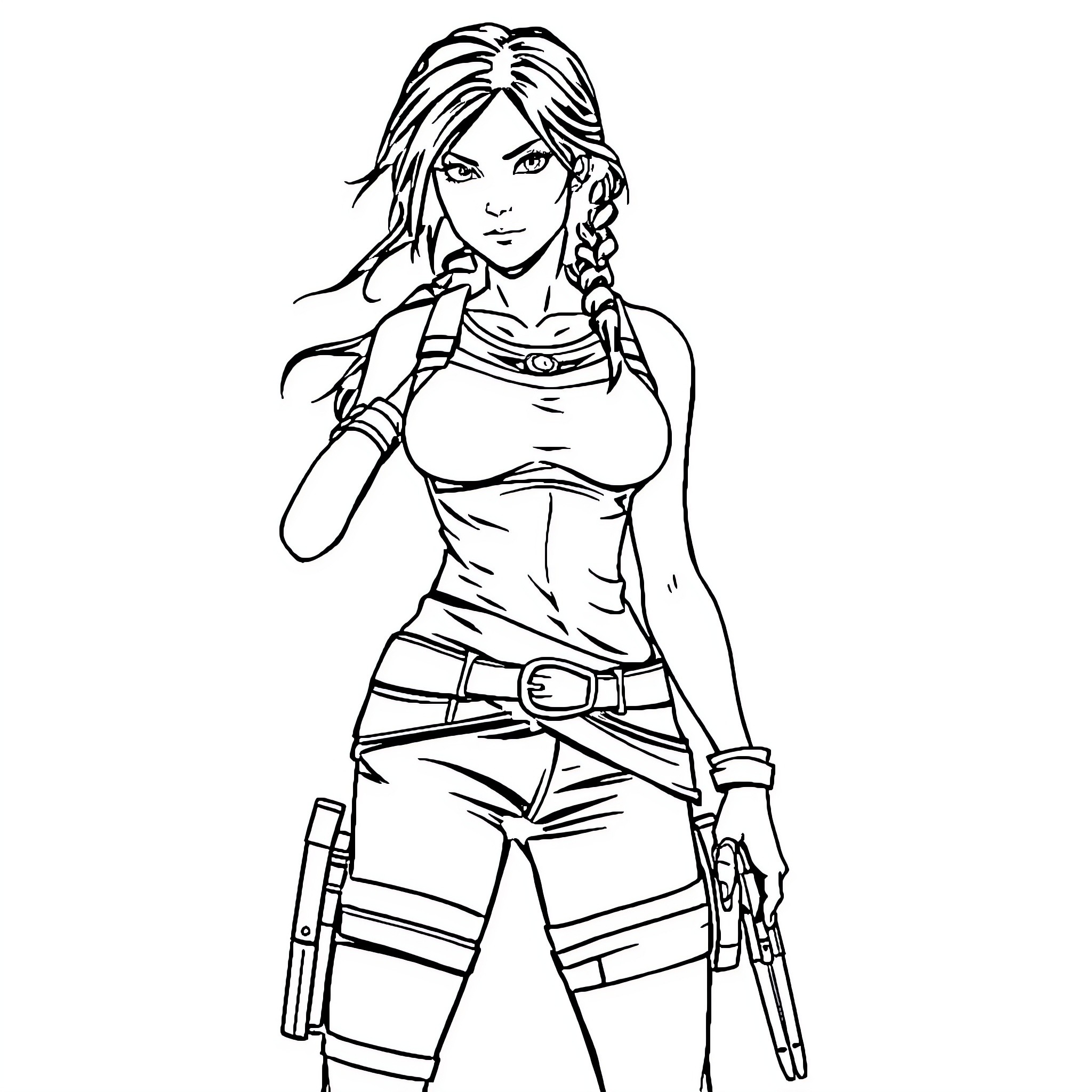 Best Lara Croft Coloring Pages (Free Printable PDF)