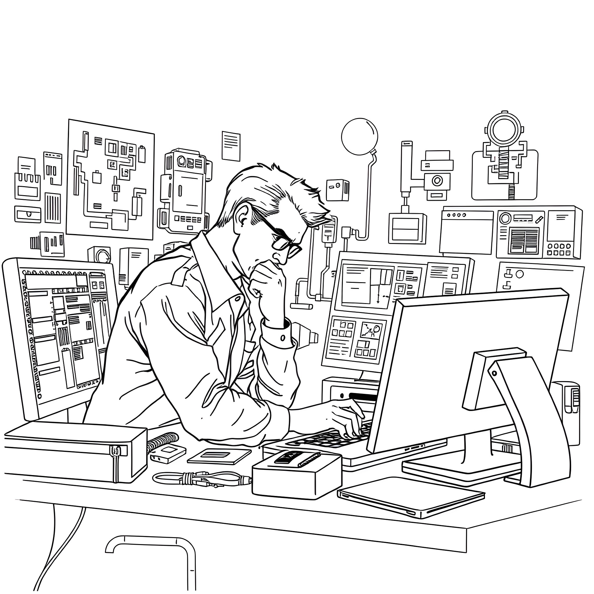 Best Engineering Coloring Pages (Free Printable PDF)