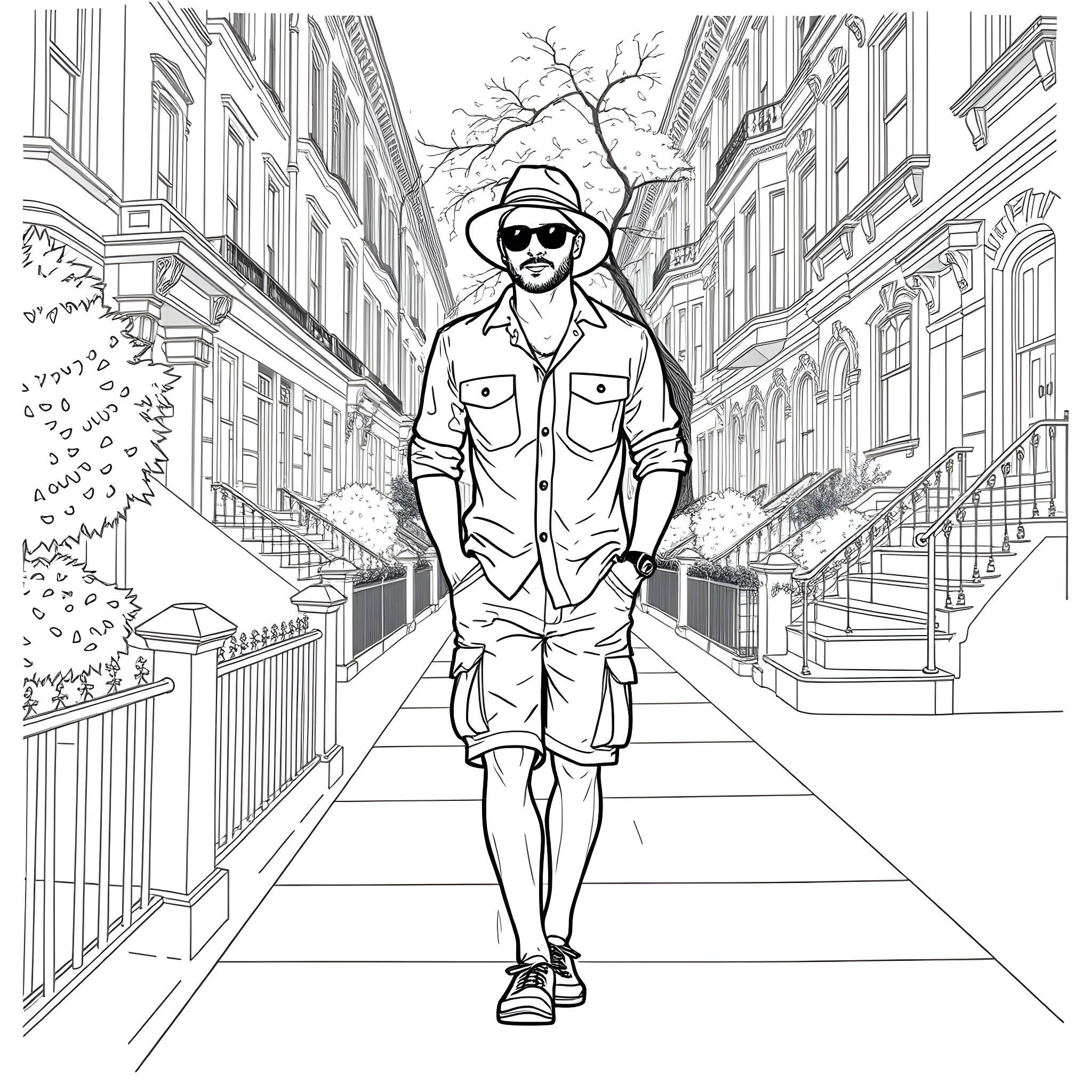 211 Best Man Coloring Pages (Free Printable PDFs)