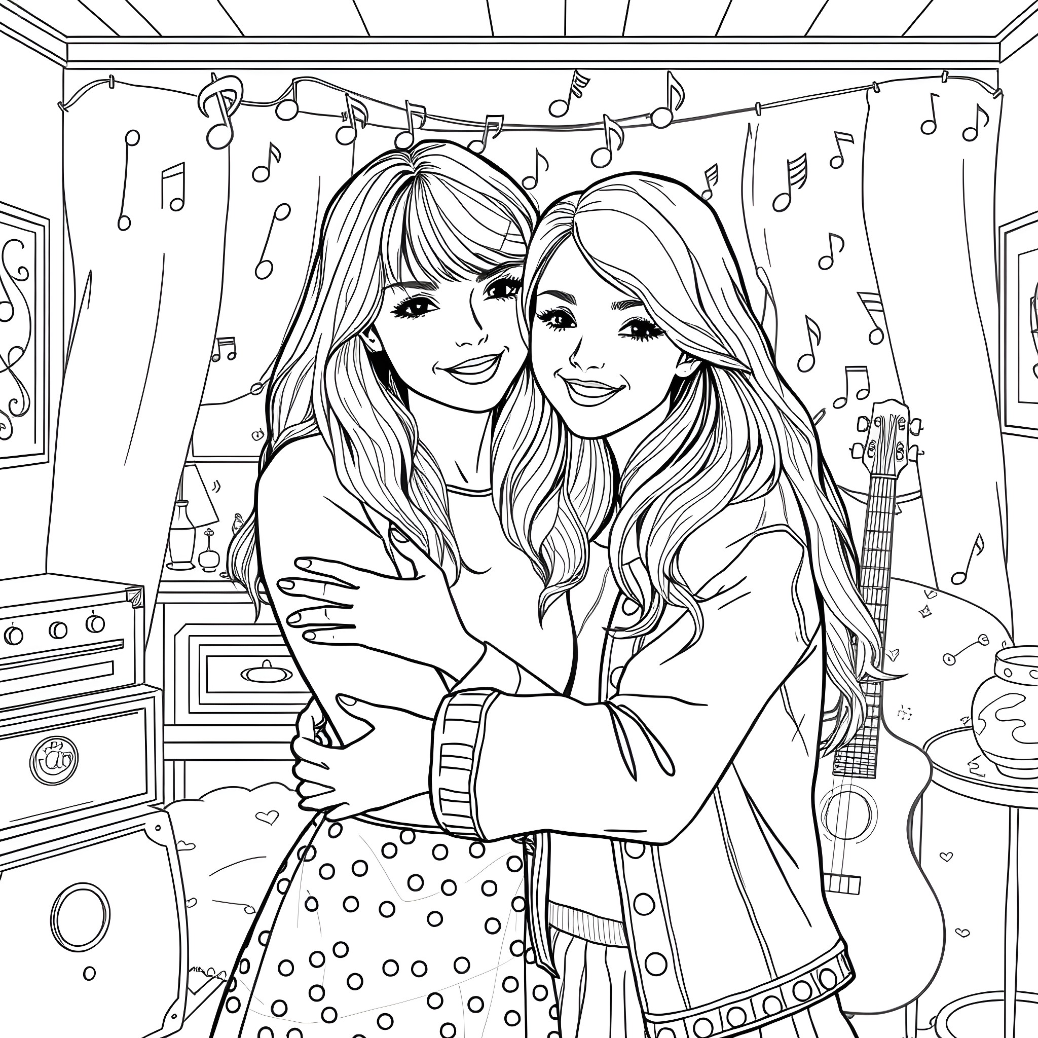 Best Taylor Swift Coloring Pages (Free Printable PDF)