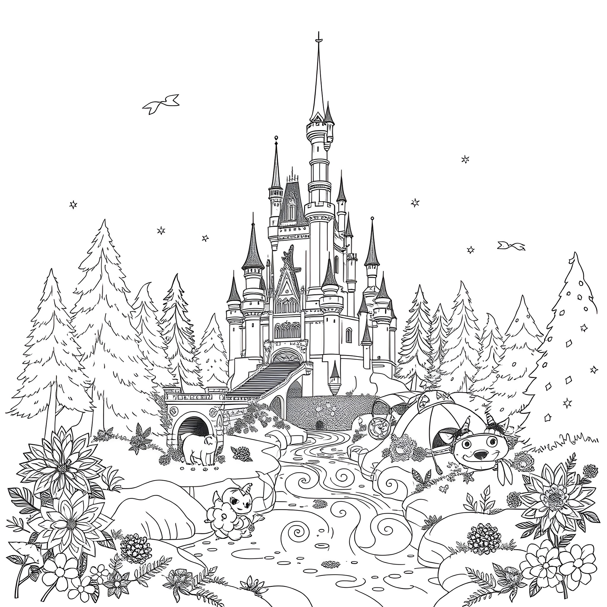 154 Best Castle Coloring Pages (Free Printable PDFs)