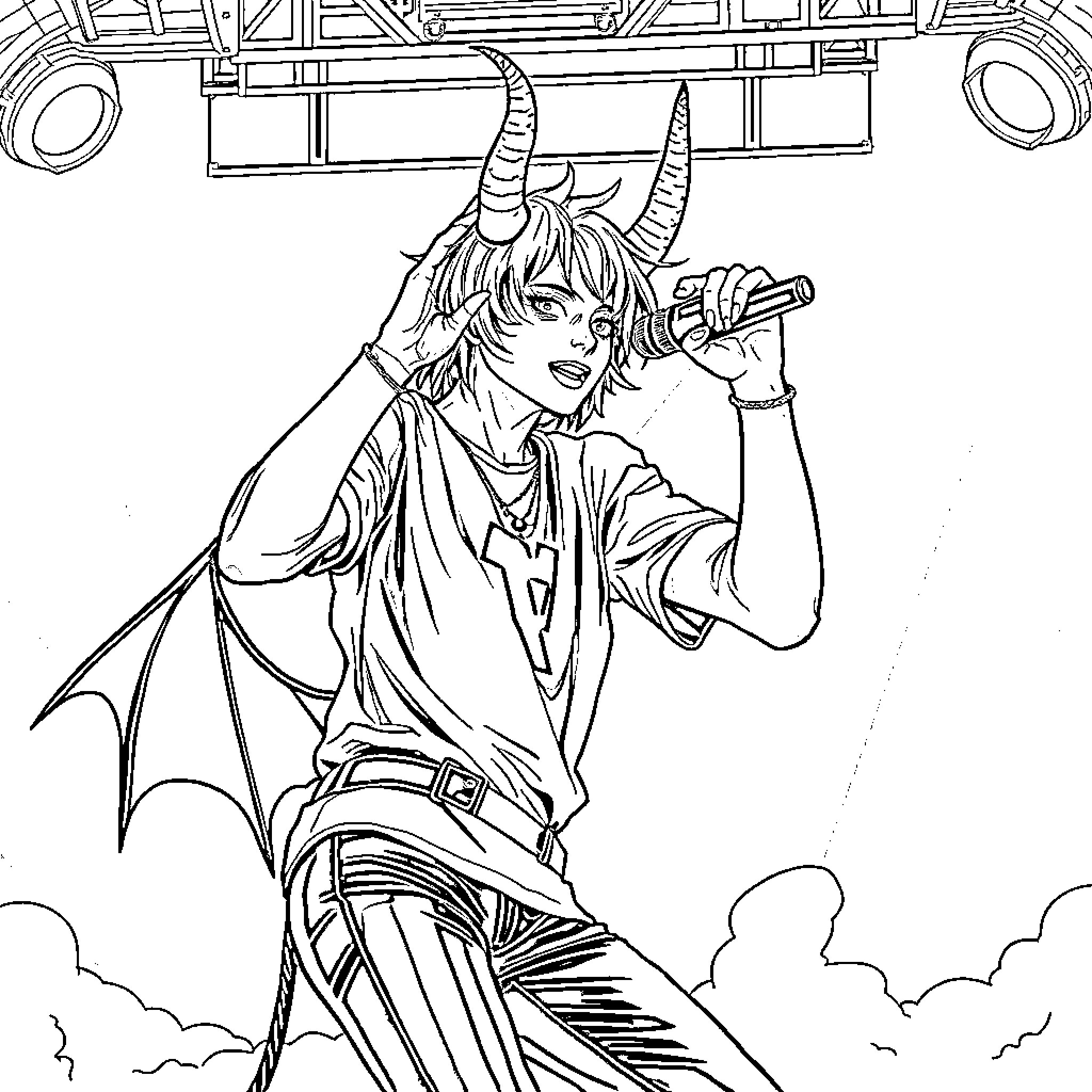 Best Demon Coloring Pages (Free Printable PDF)