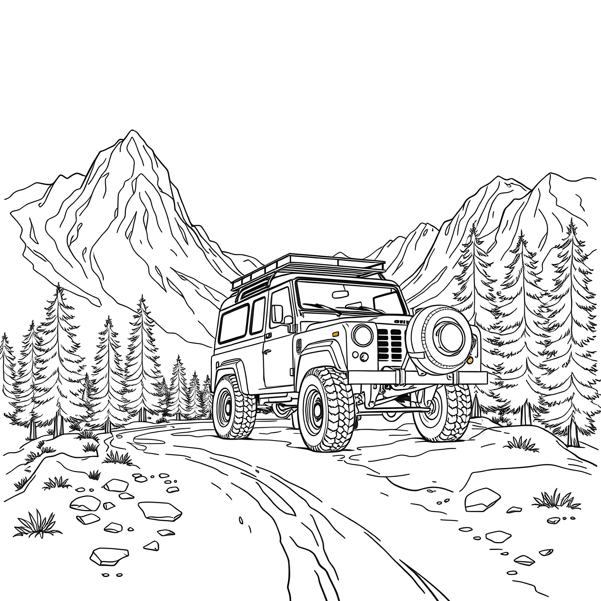 Best 4x4 Coloring Pages (Free Printable PDF)