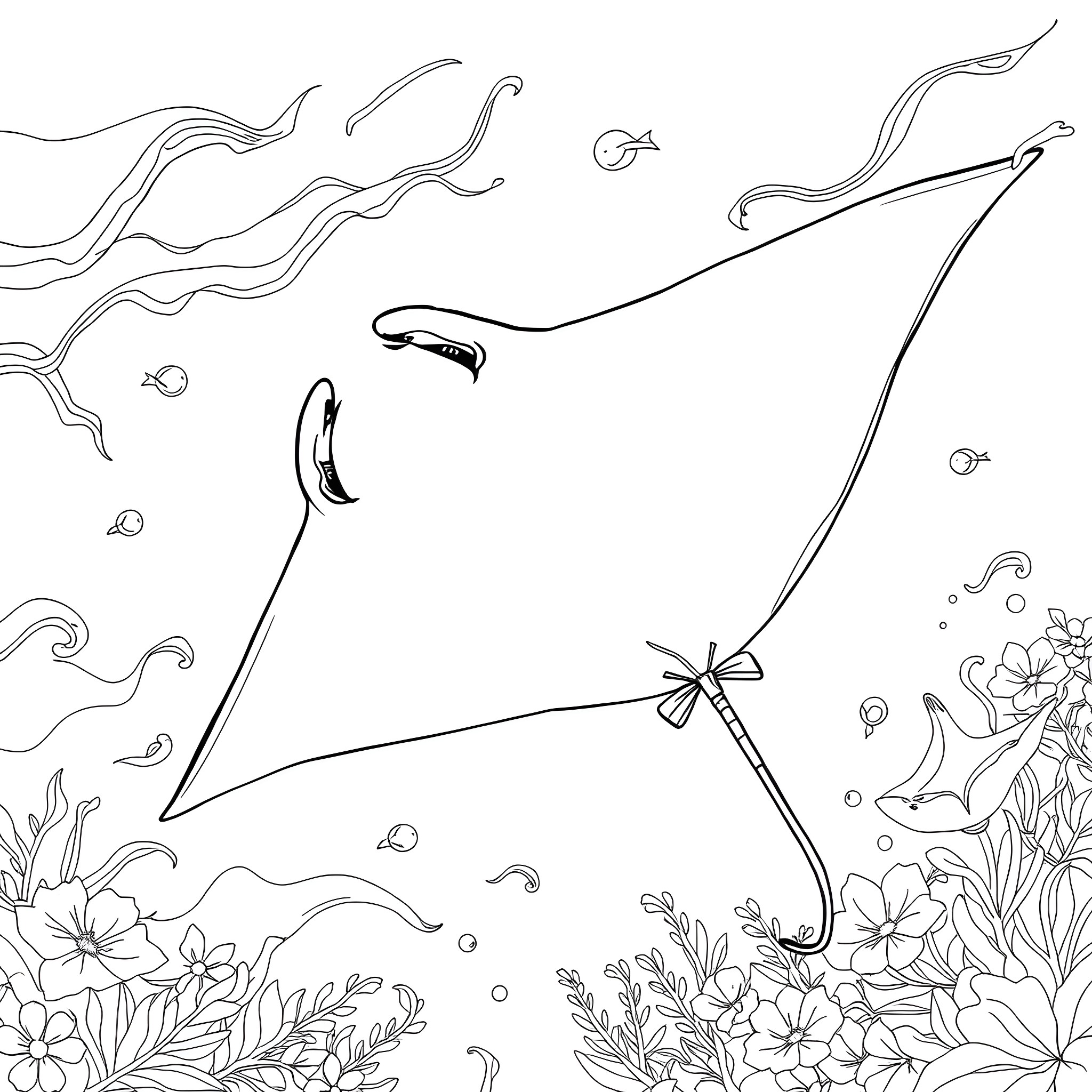 Best Manta Ray Coloring Pages (Free Printable PDF)