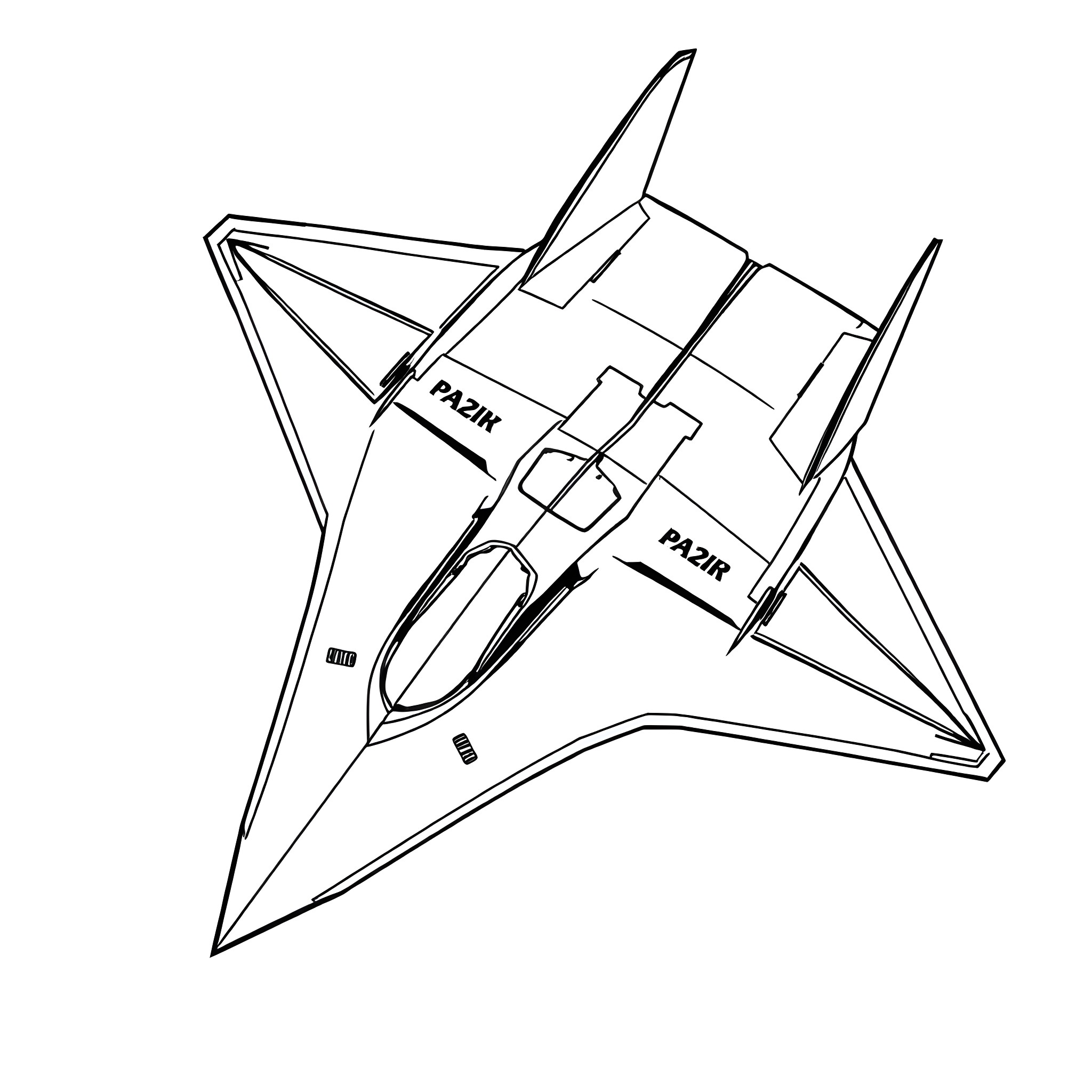 Best Stealth Aircraft Coloring Pages (Free Printable PDF)
