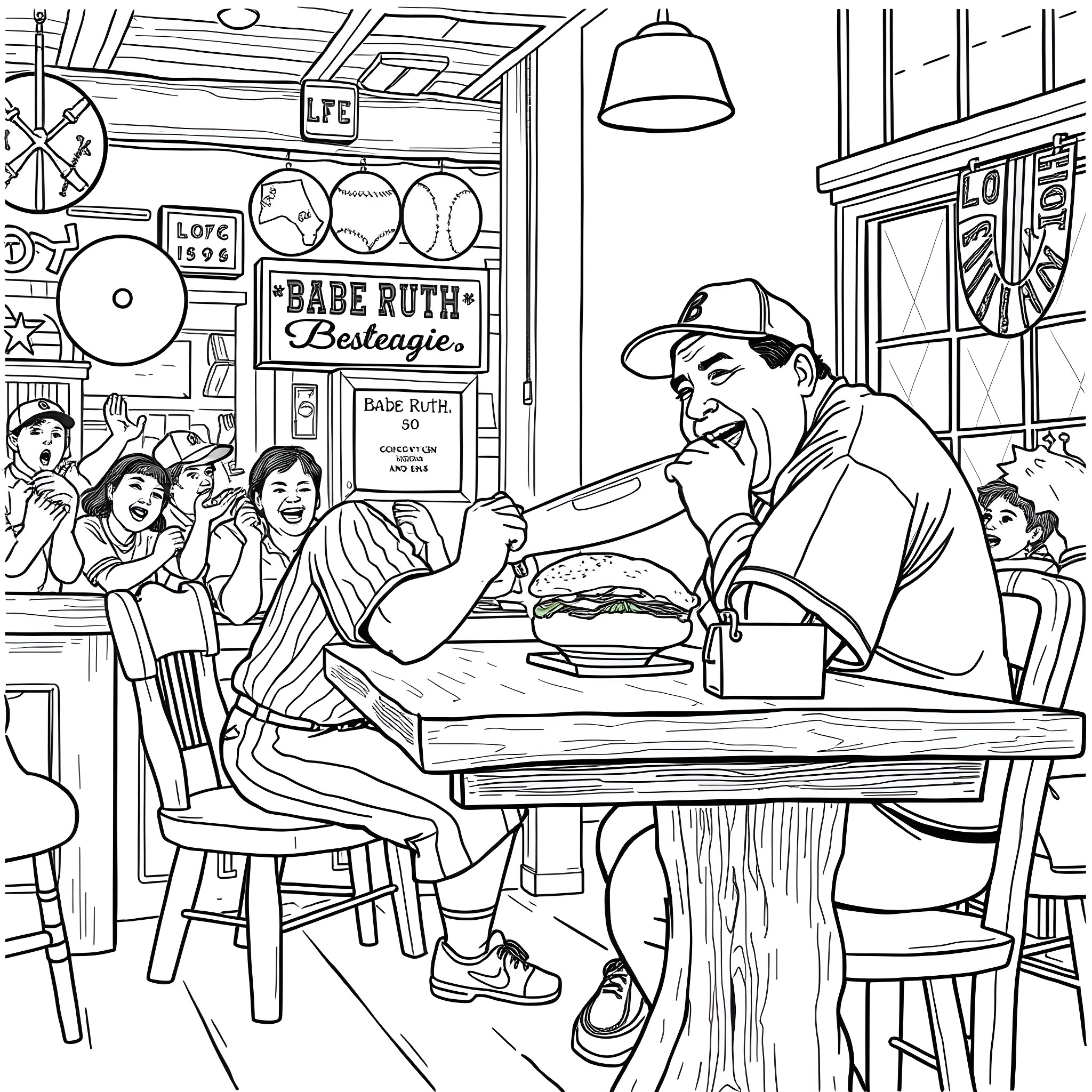 Best Babe Ruth Coloring Pages (Free Printable PDF)