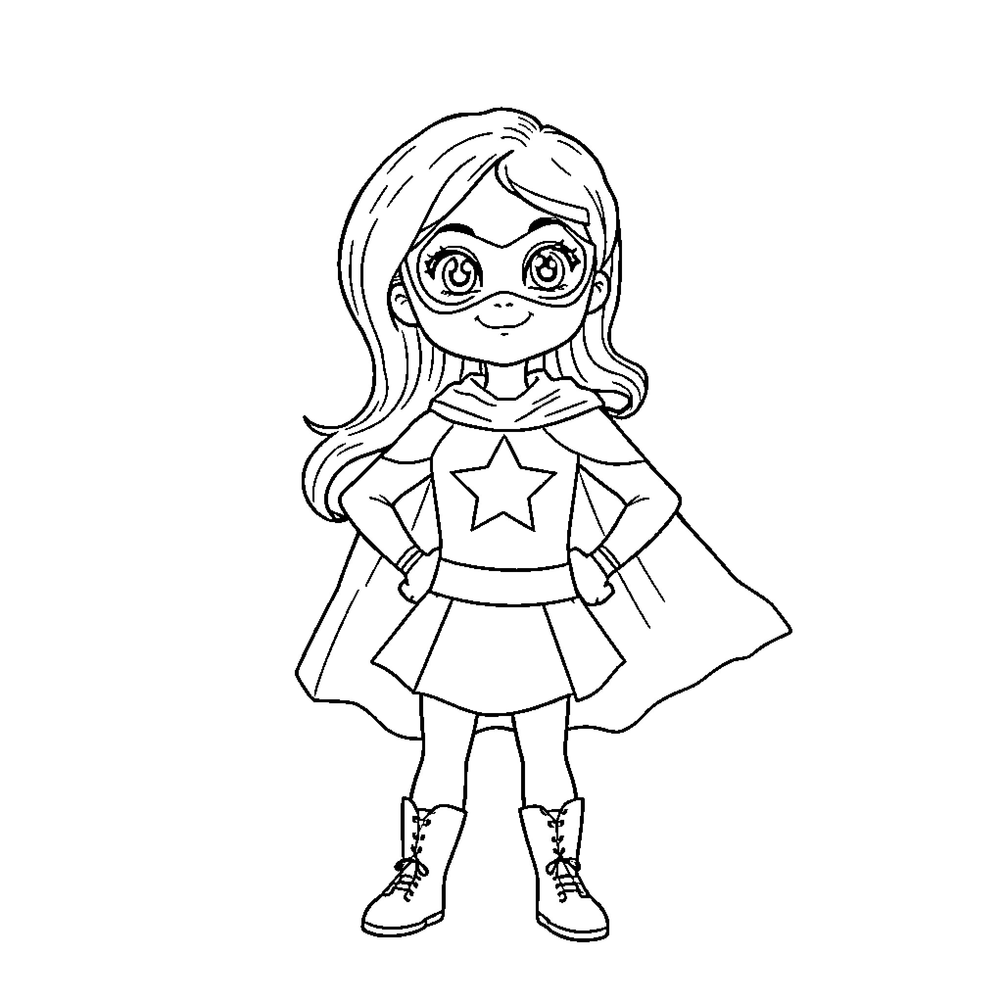 Best Superhero Girl Coloring Pages (Free Printable PDF)