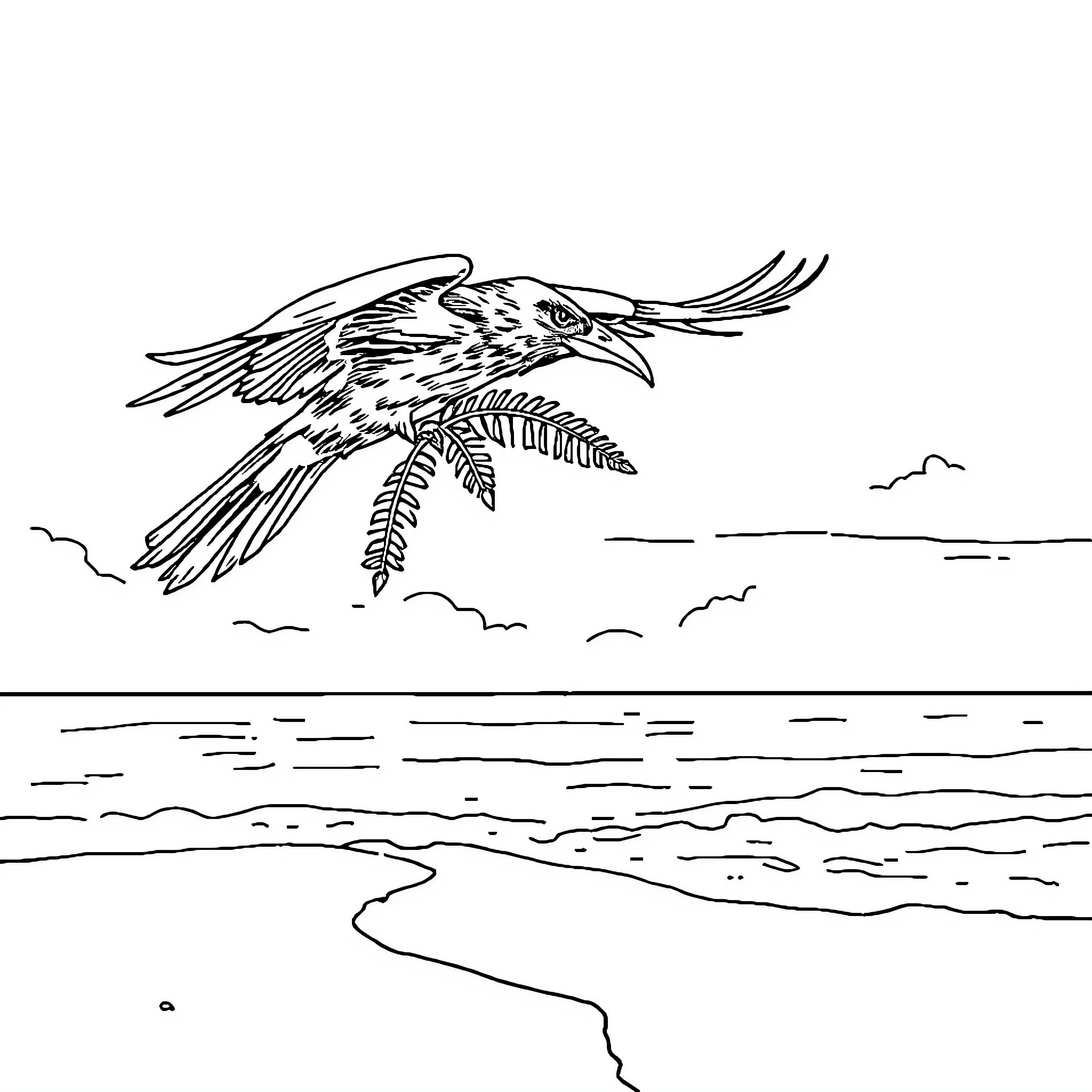 Best Raven Coloring Pages (Free Printable PDF)