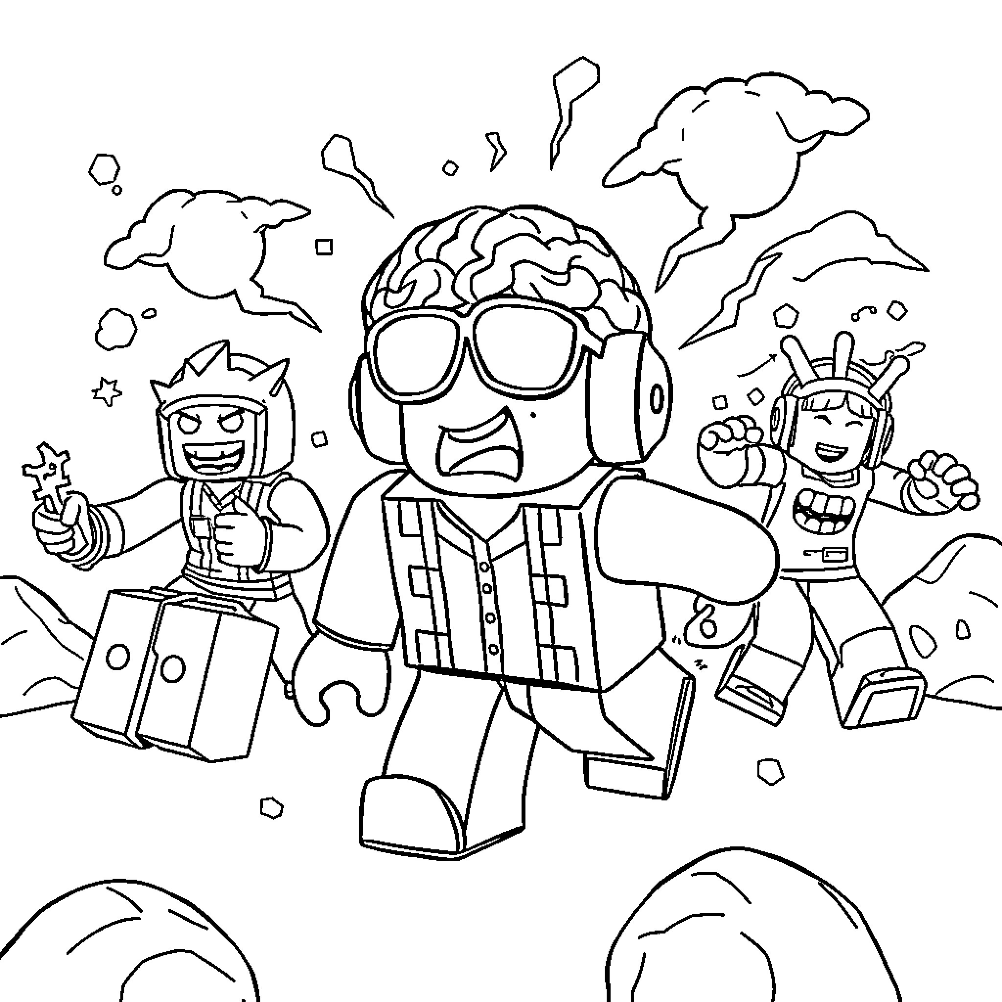 Best Brainrot Coloring Pages (Free Printable PDF)
