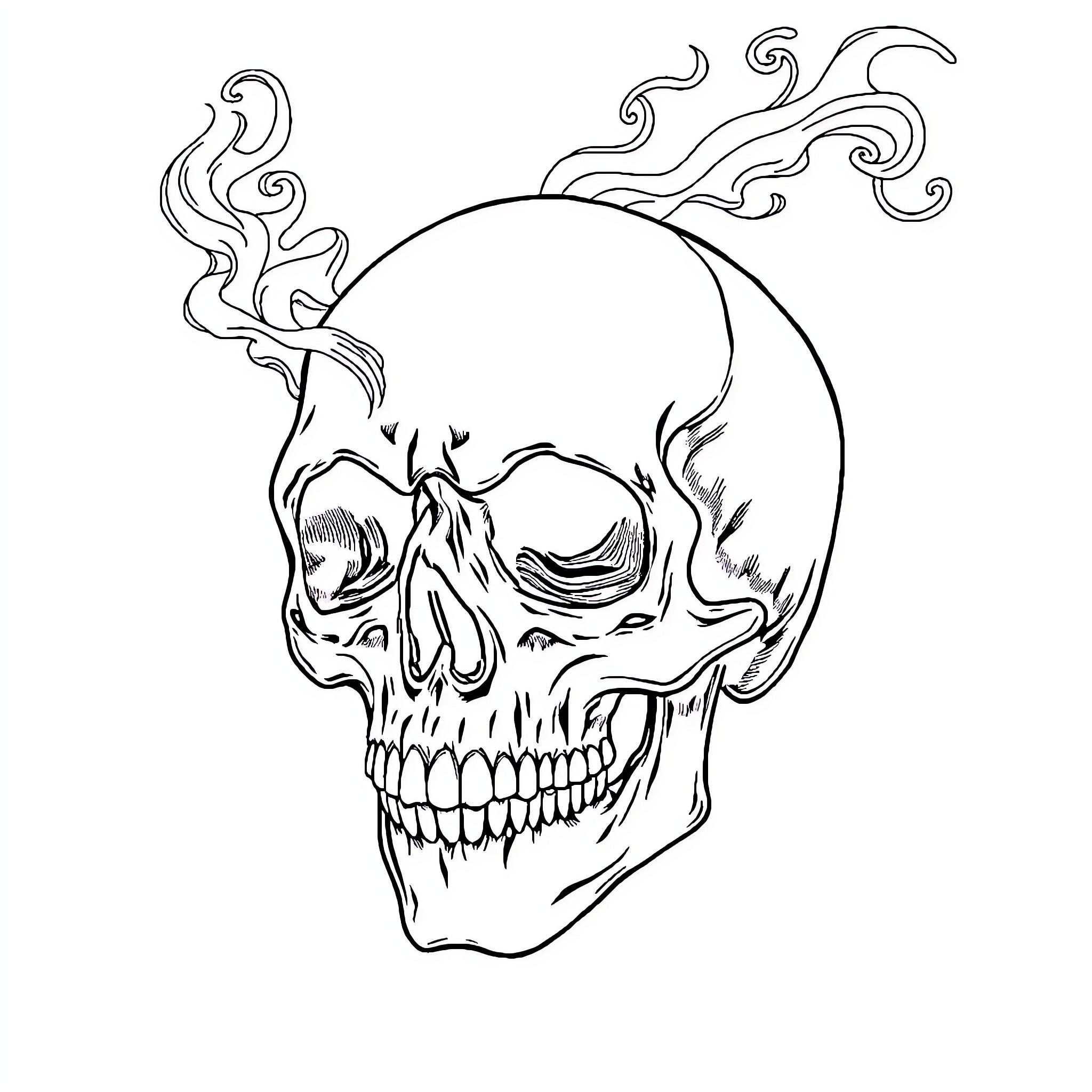 Best Skull Coloring Pages (Free Printable PDF)