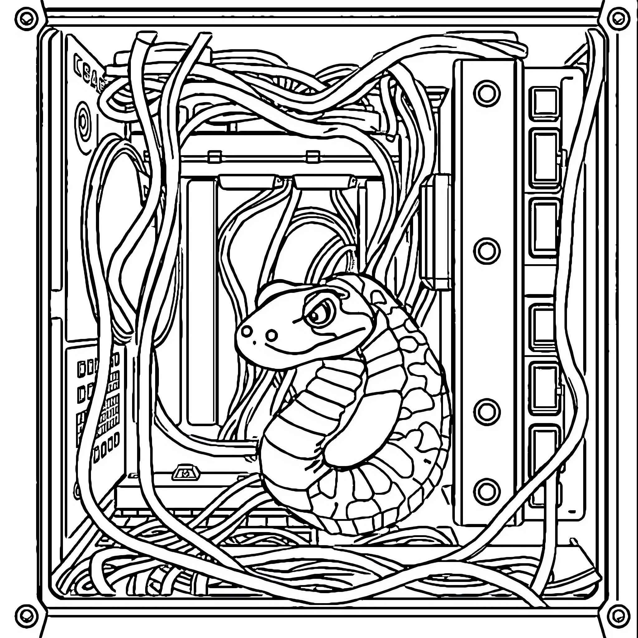 Best Python Coloring Pages (Free Printable PDF)