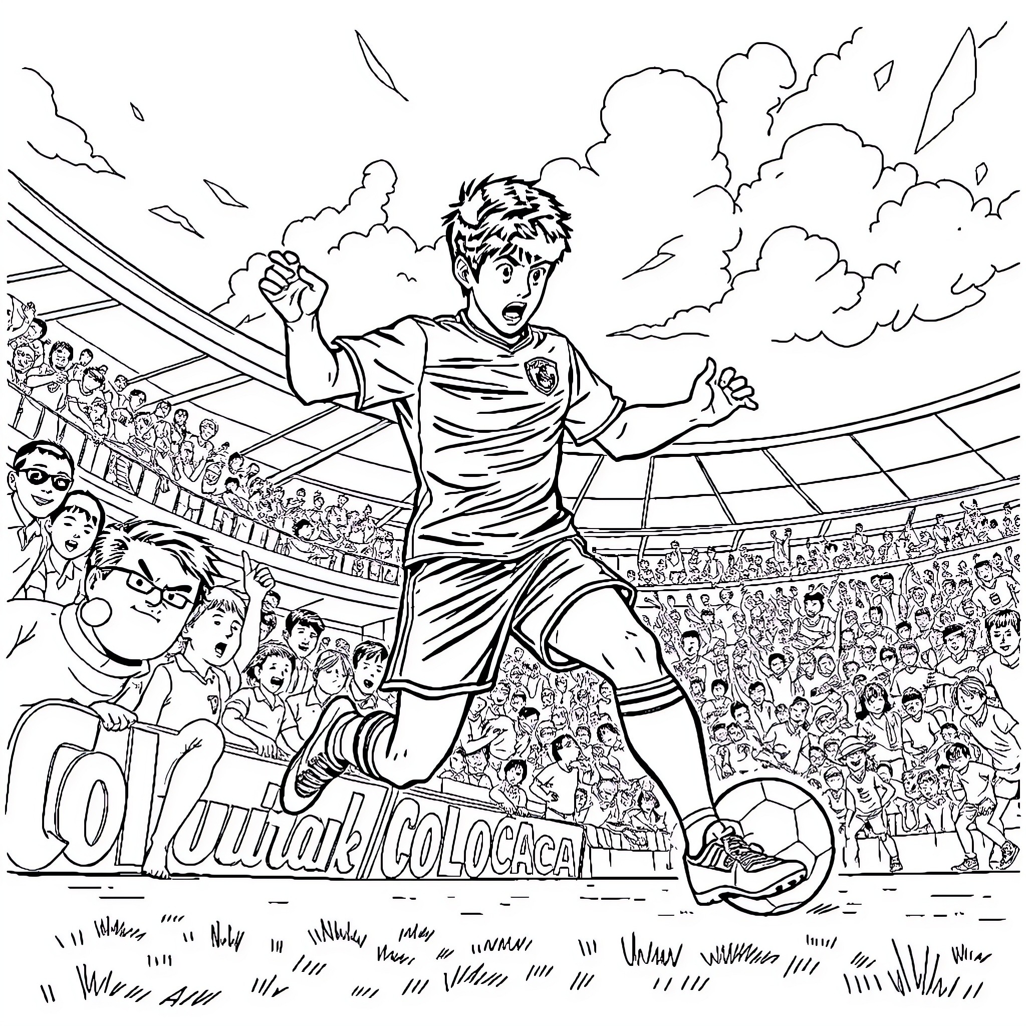 Best Captain Tsubasa Coloring Pages (Free Printable PDF)
