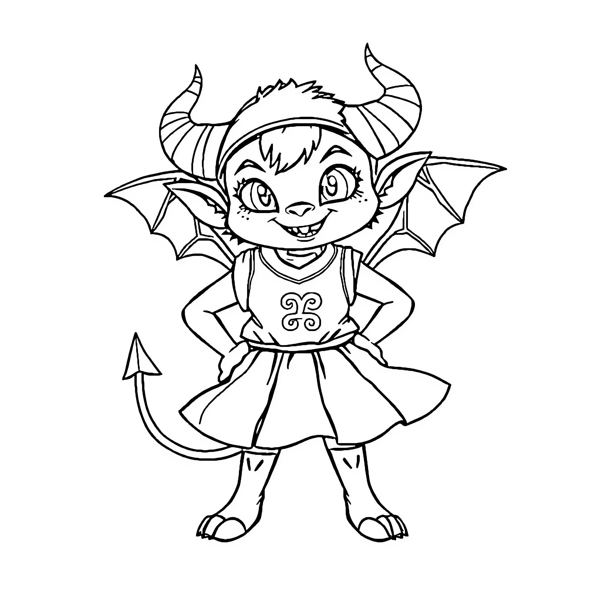 Best Demon Coloring Pages (Free Printable PDF)