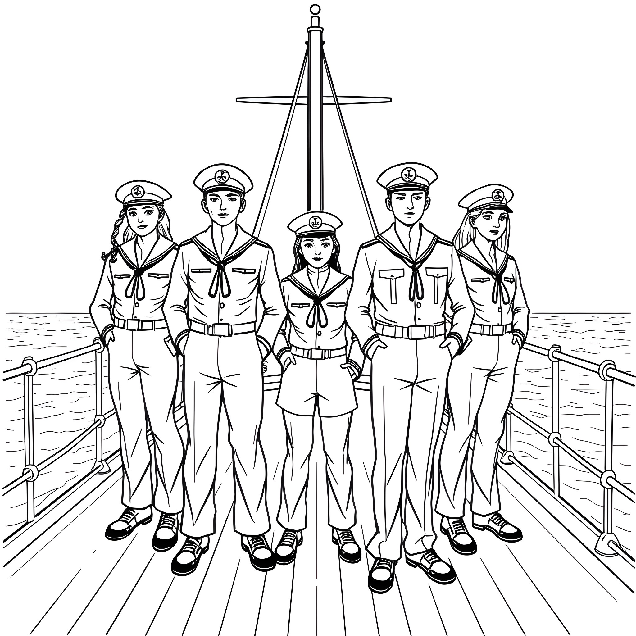 1 Best Cadet Coloring Pages (Free Printable PDFs)