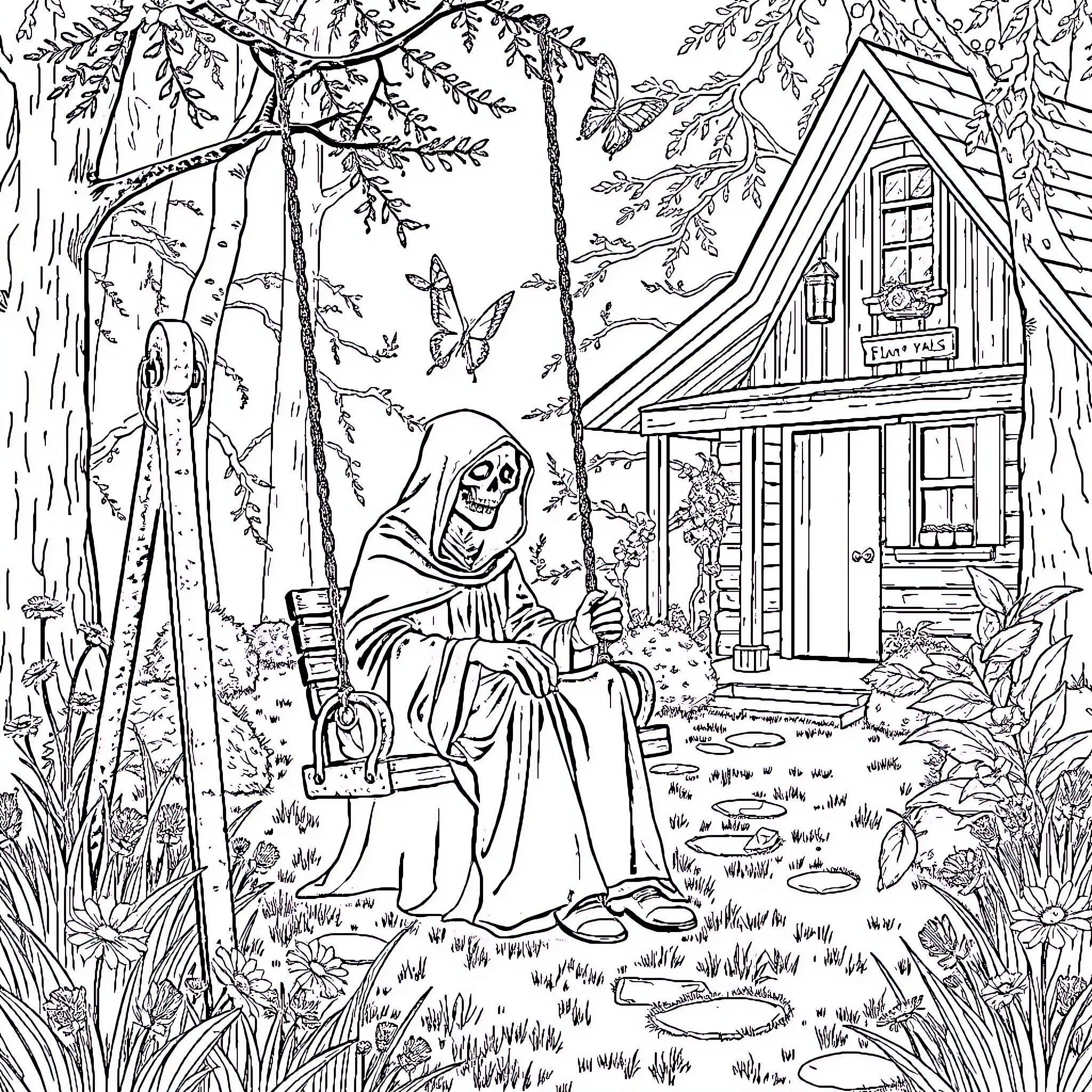 Best Grim Reaper Coloring Pages (Free Printable PDF)