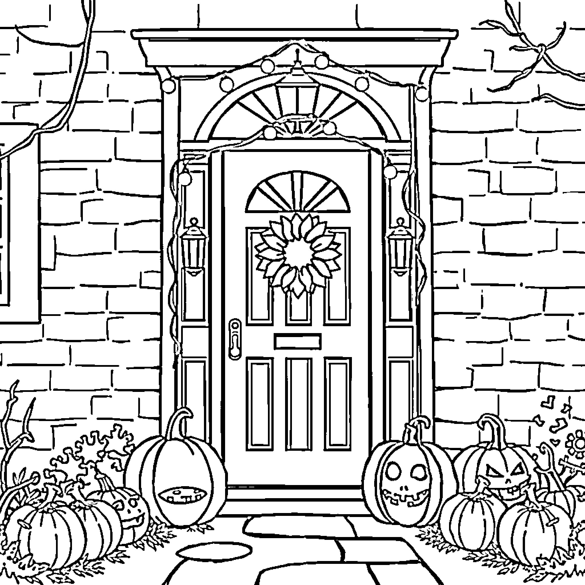 Best Door Coloring Pages (Free Printable PDF)