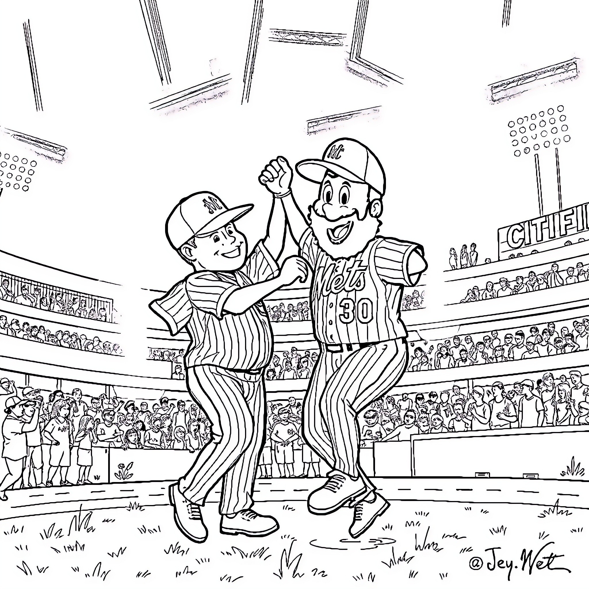 6 Best Mr Met Coloring Pages (Free Printable PDFs)