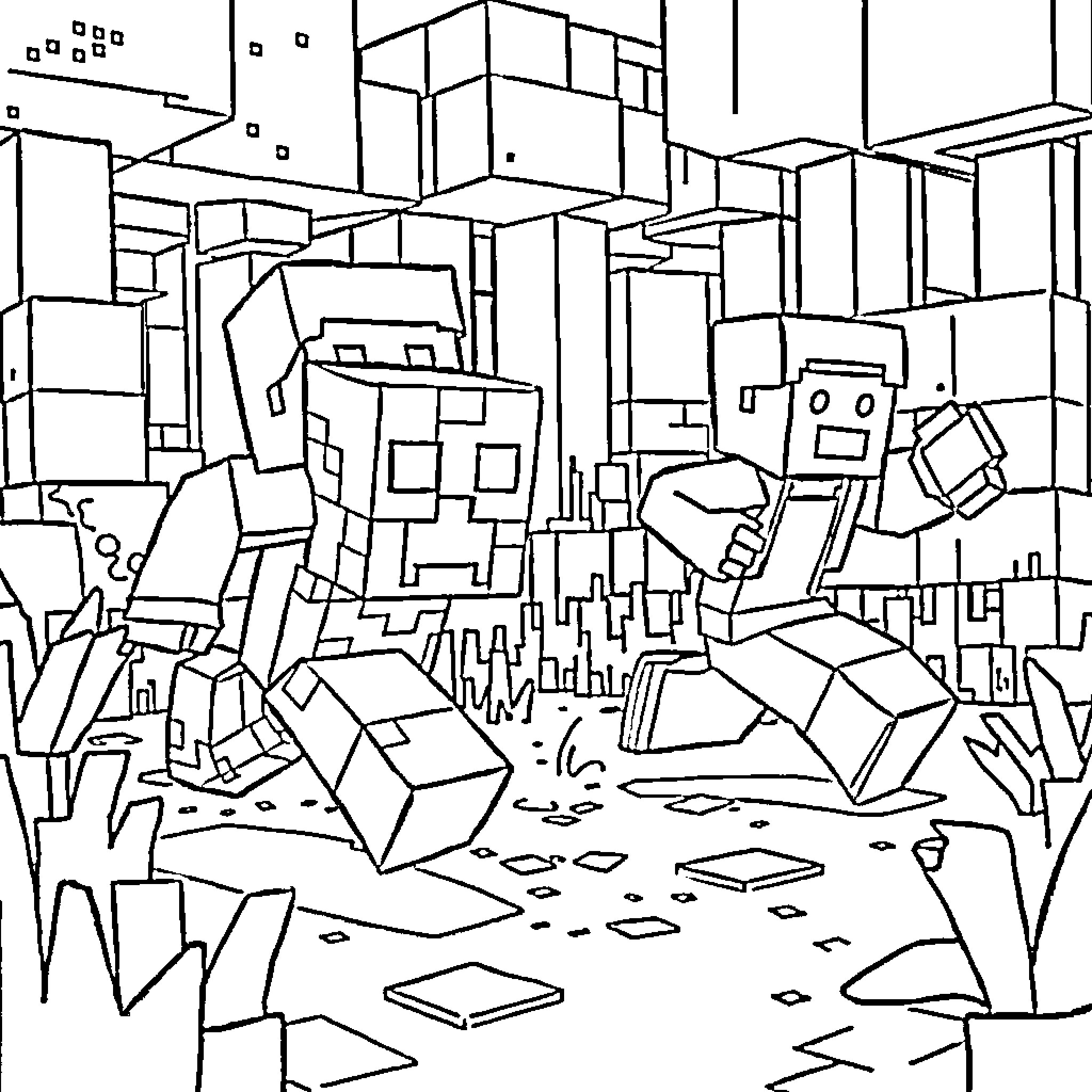Best Creeper Coloring Pages (Free Printable PDF)