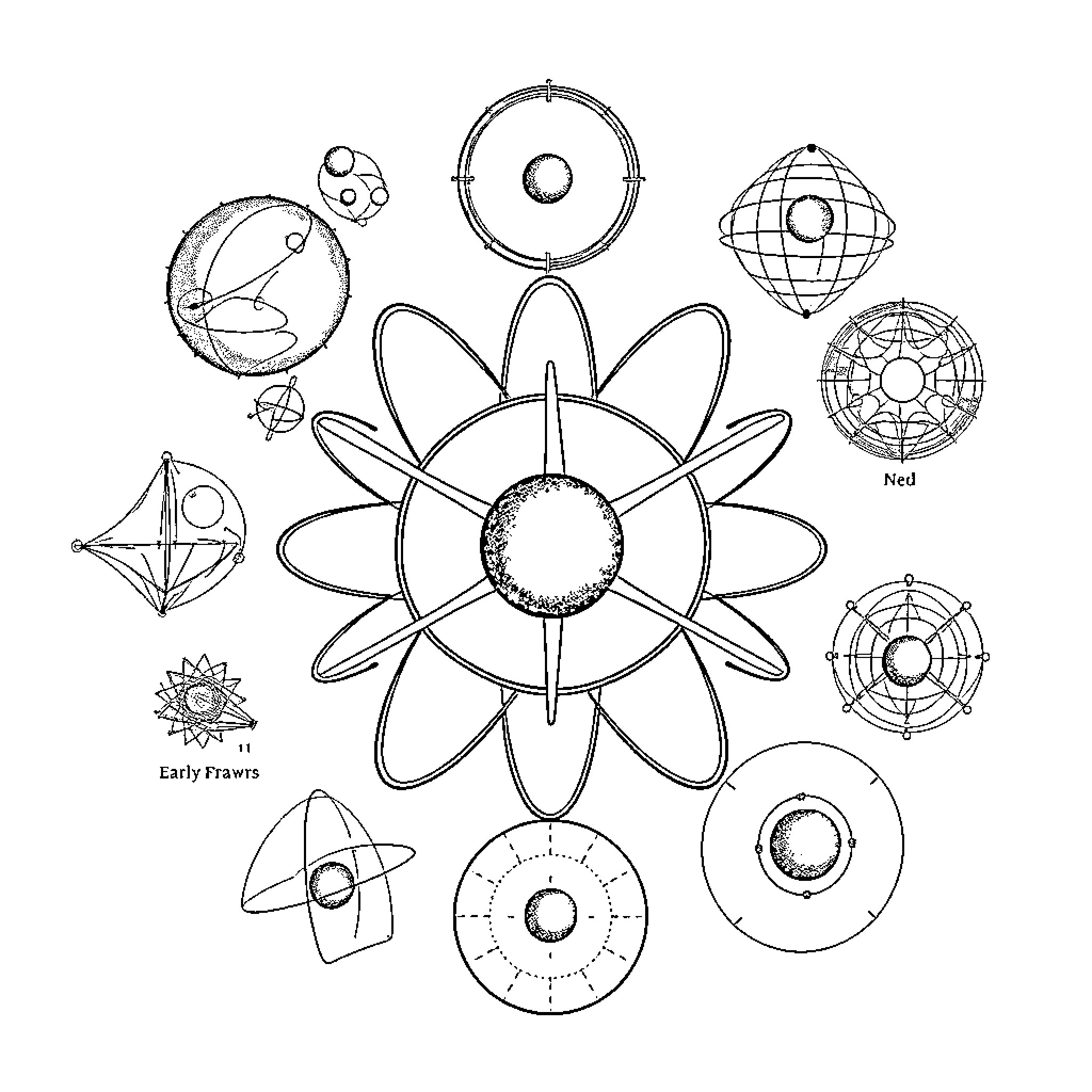 Best Atom Coloring Pages (Free Printable PDF)