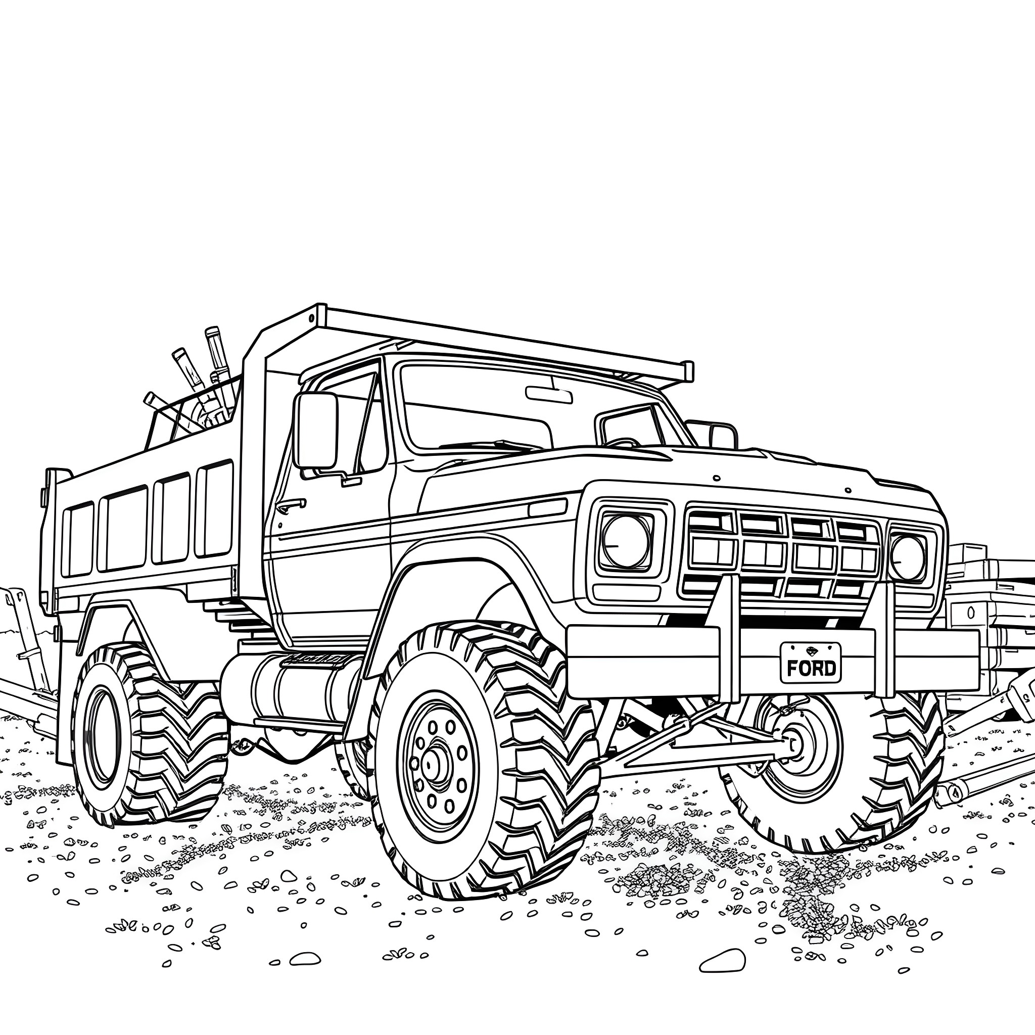 Best Ford Coloring Pages (Free Printable PDF)