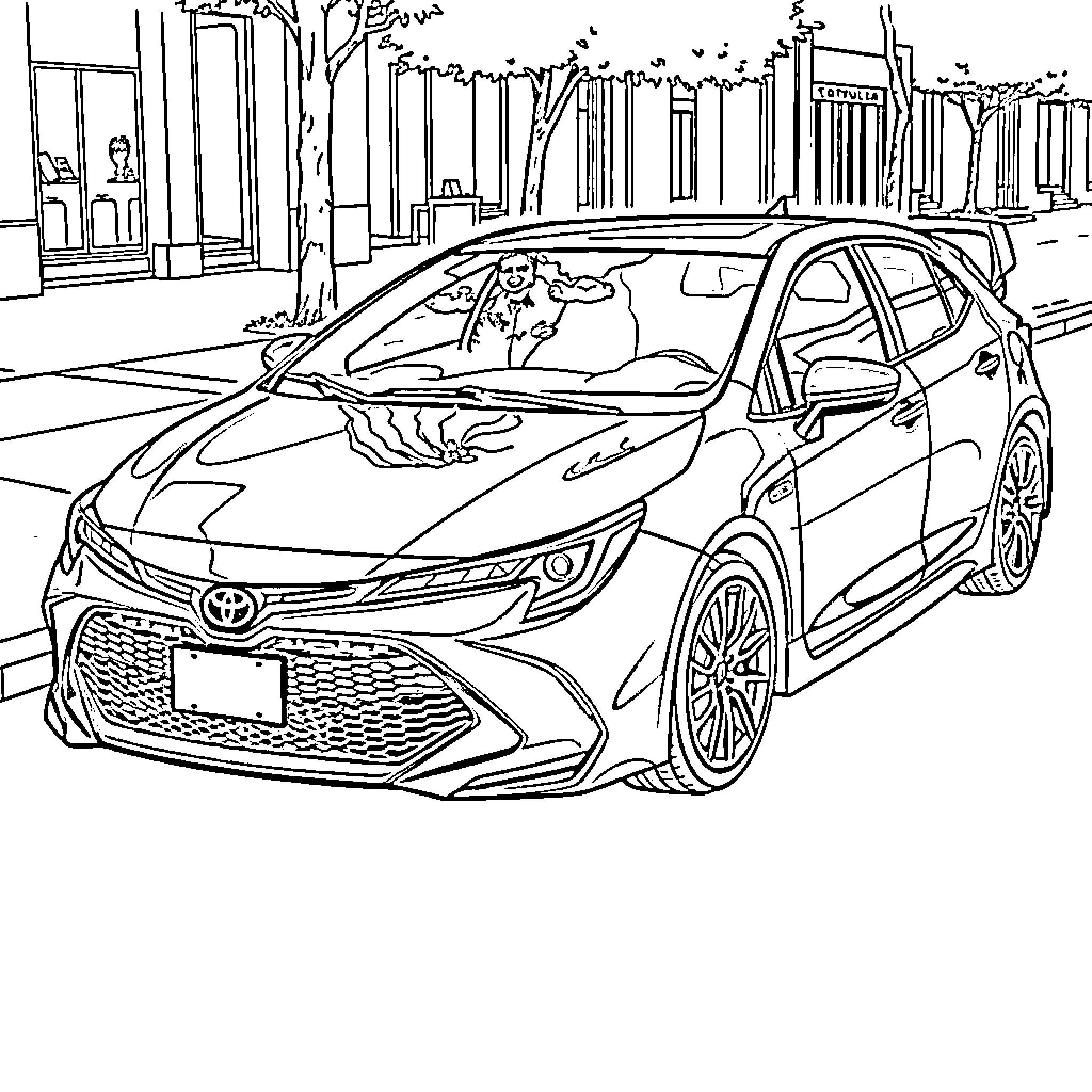Best Toyota Corolla Coloring Pages (Free Printable PDF)