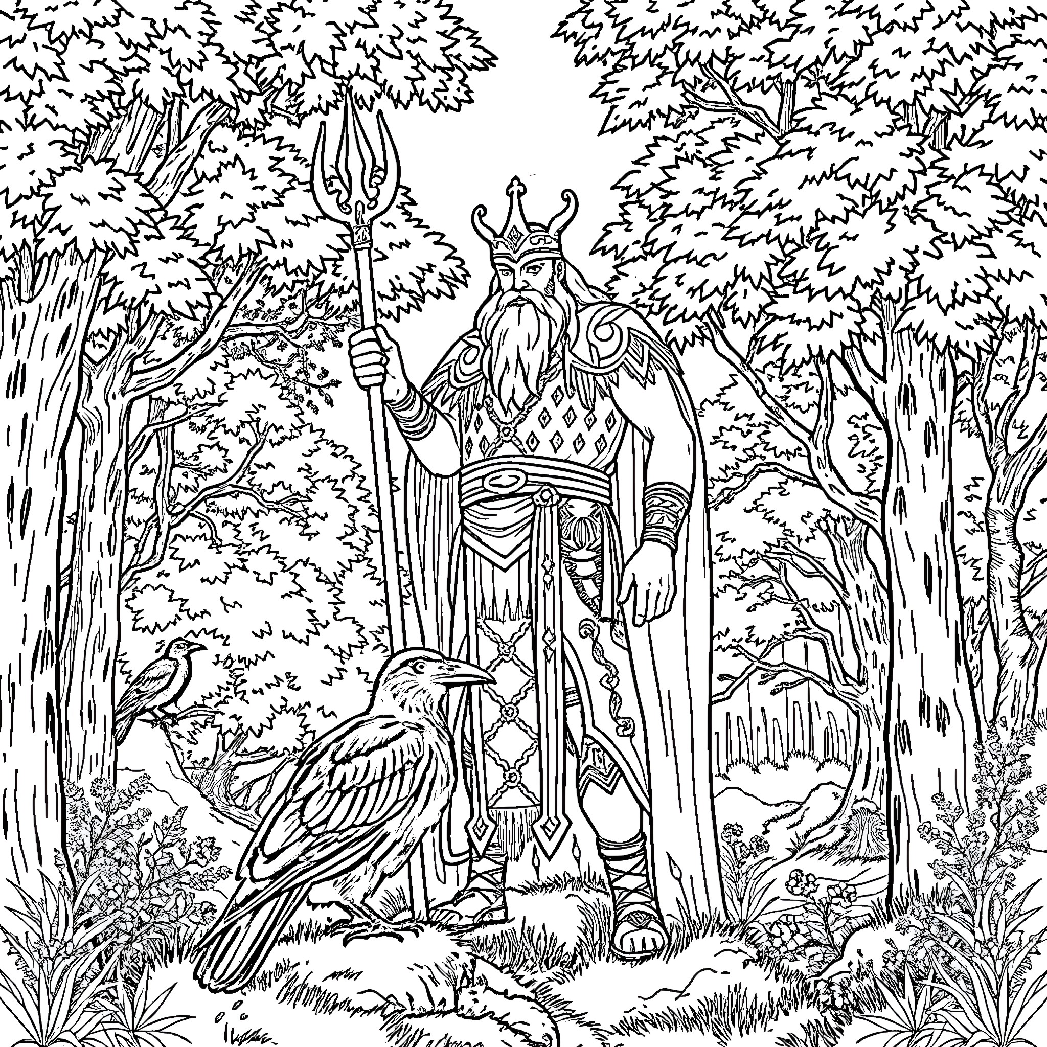 1 Best Woden Coloring Pages (Free Printable PDFs)