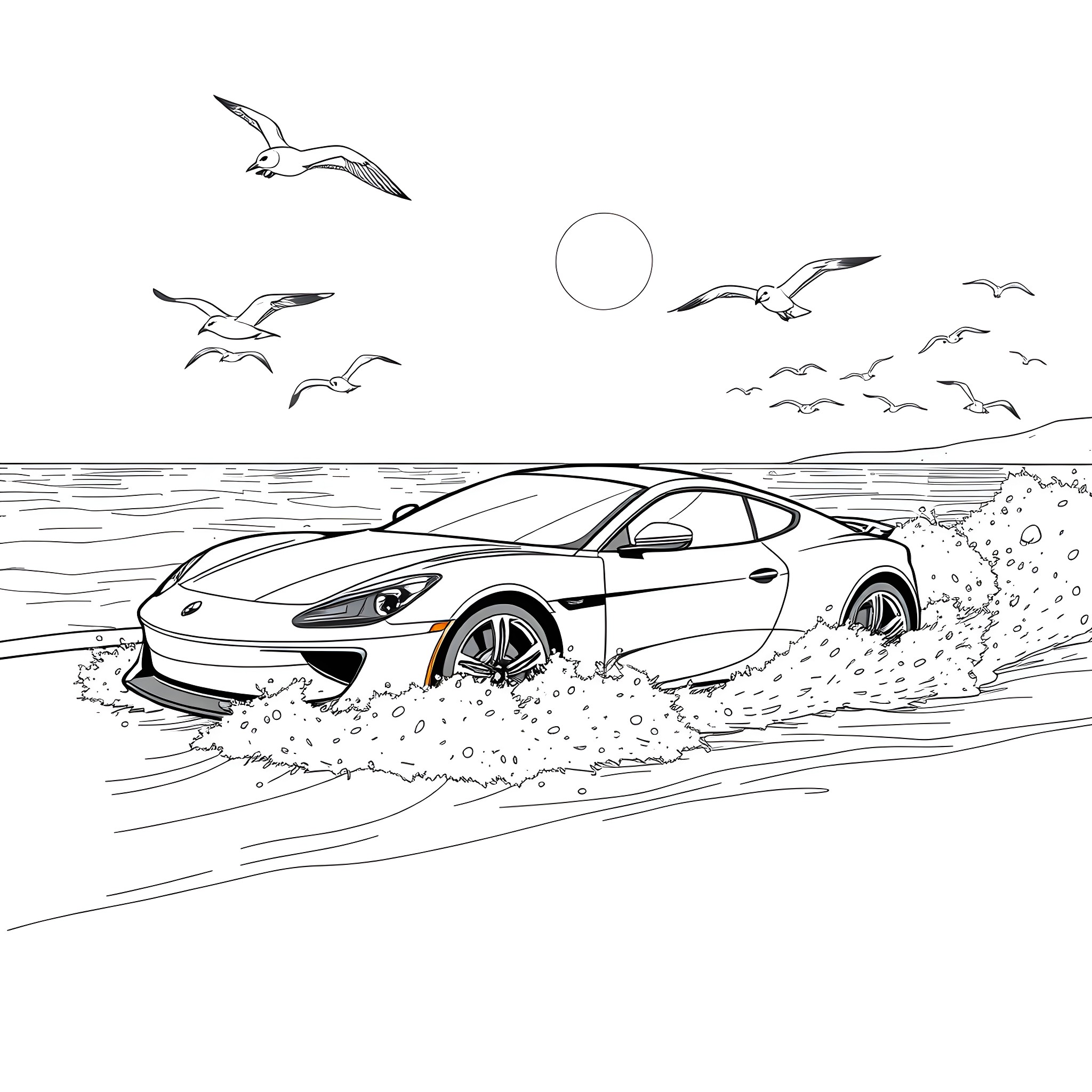 Best Car Coloring Pages (Free Printable PDF)