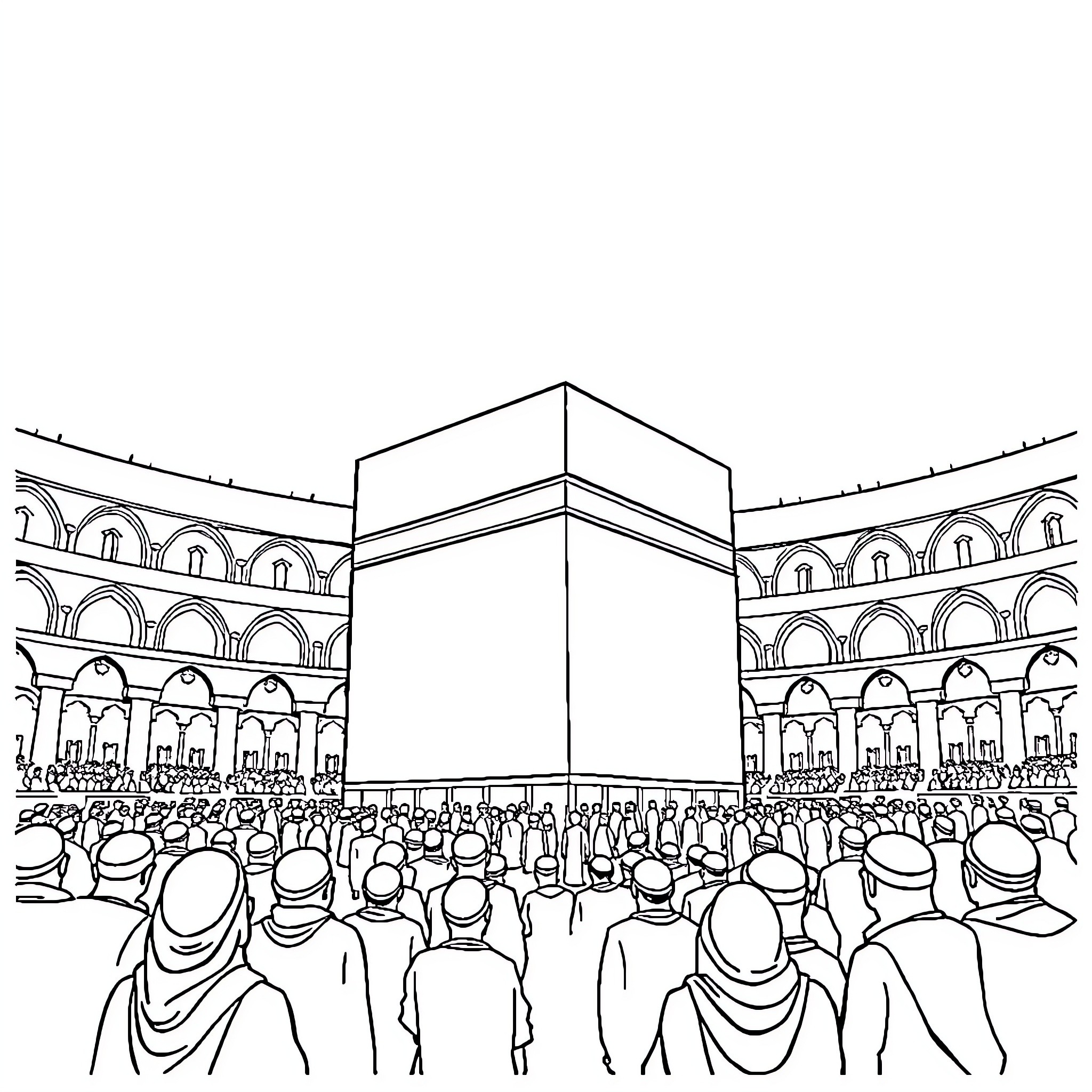 Best Kaaba Coloring Pages (Free Printable PDF)