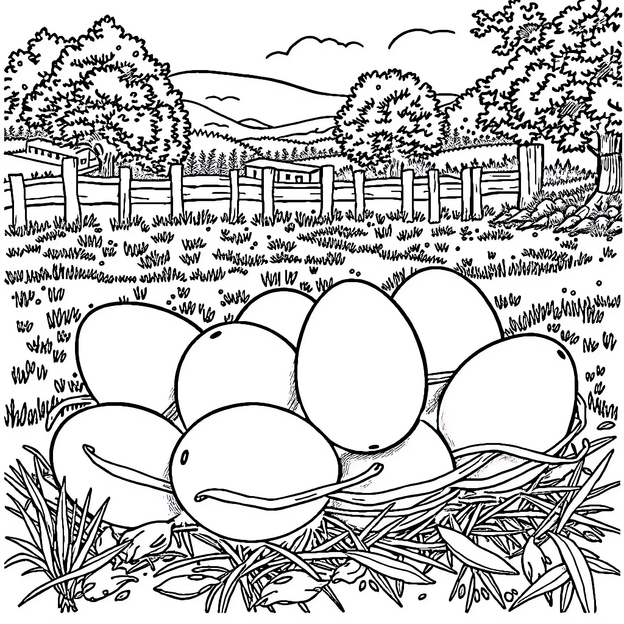 26 Best Egg Coloring Pages (Free Printable PDFs)