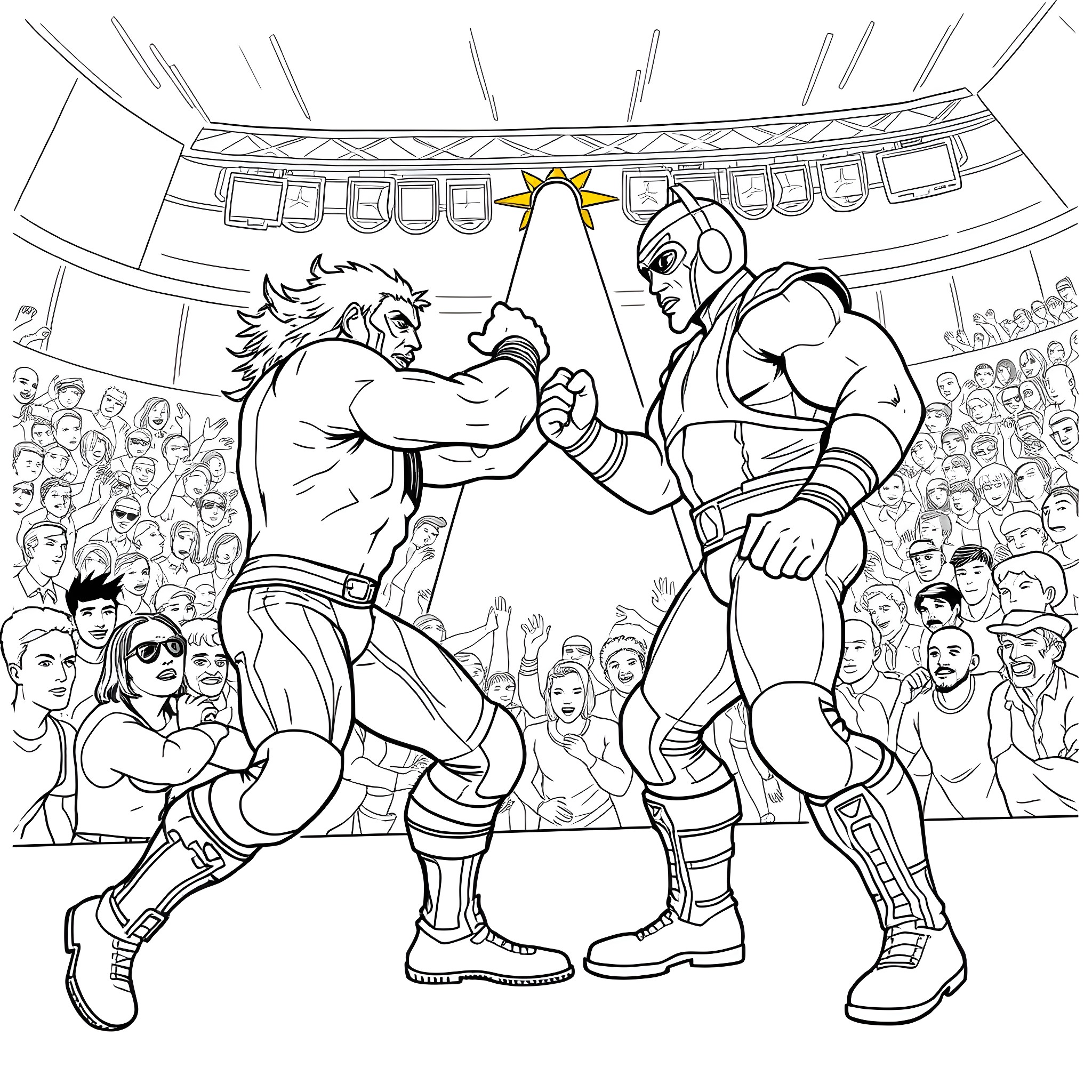 Best Jey Uso Coloring Pages (Free Printable PDF)
