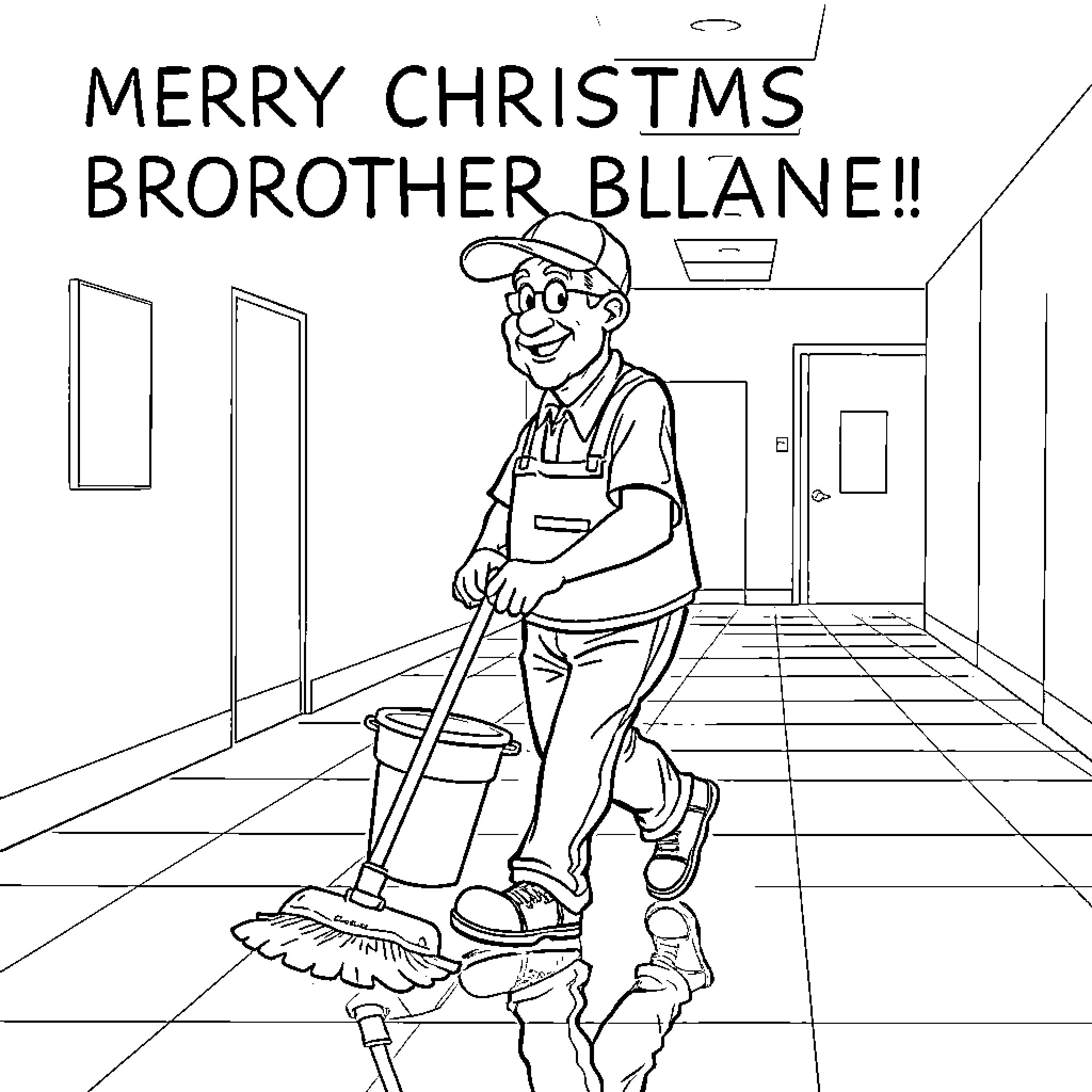 Best Janitor Coloring Pages (Free Printable PDF)