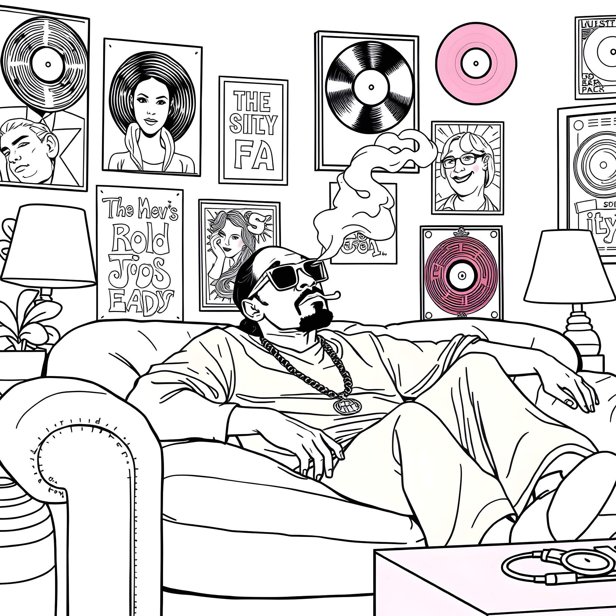 Best Snoop Dogg Coloring Pages (Free Printable PDF)