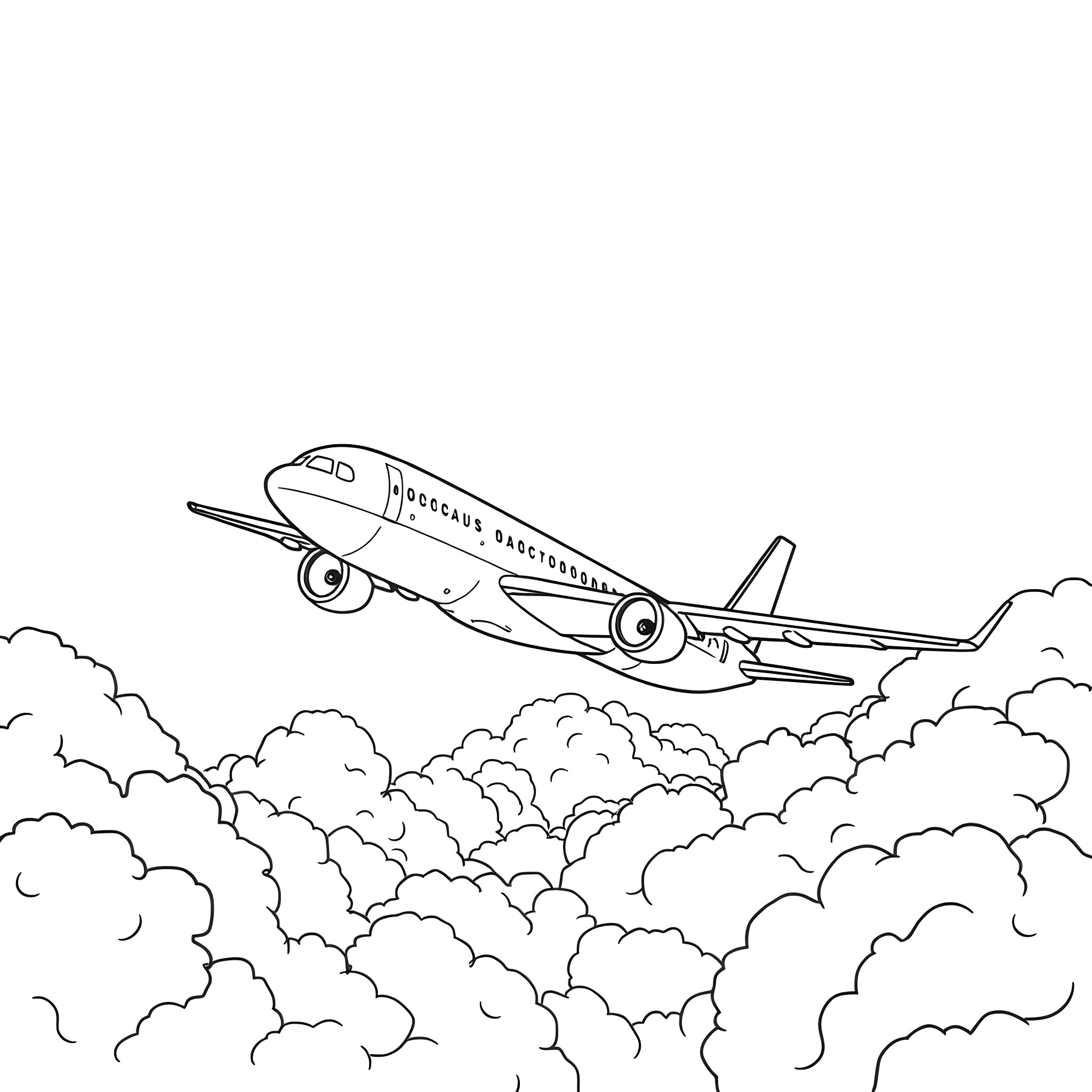 Best Airbus Coloring Pages (Free Printable PDF)