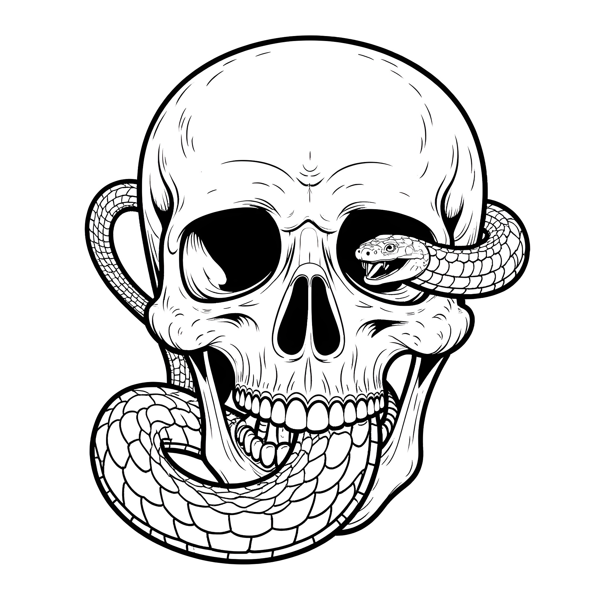 Best Skull Coloring Pages (Free Printable PDF)