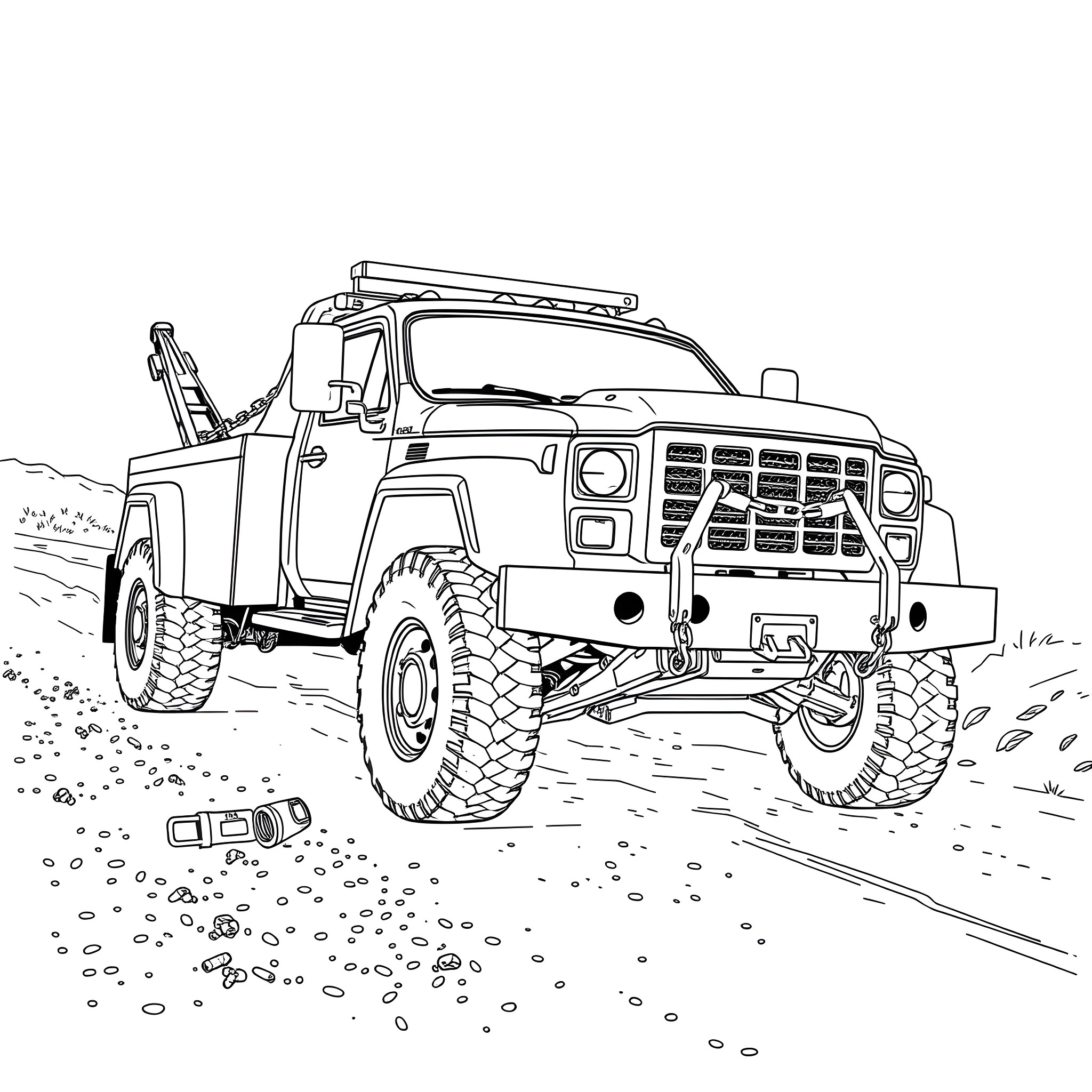 Best Rollback Wrecker Coloring Pages (Free Printable PDF)