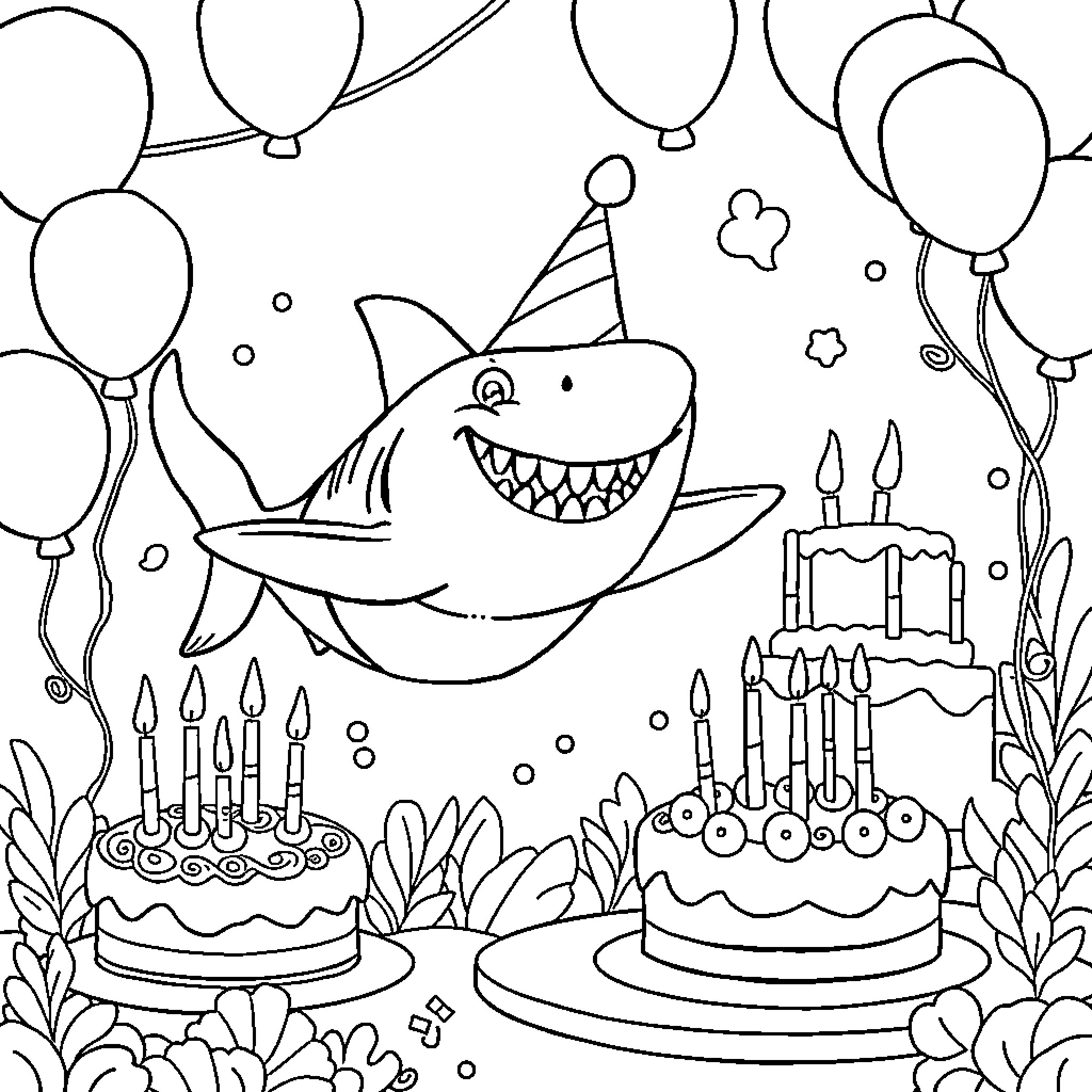 Best Mermaid Shark Coloring Pages (Free Printable PDF)