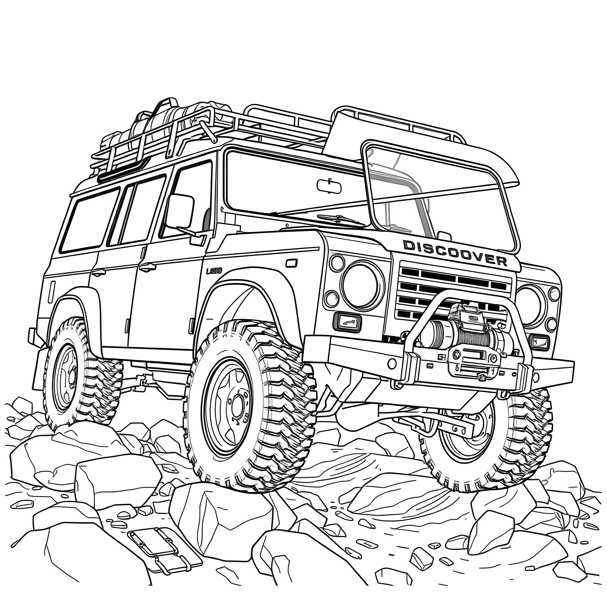 Best Land Rover Coloring Pages (Free Printable PDF)