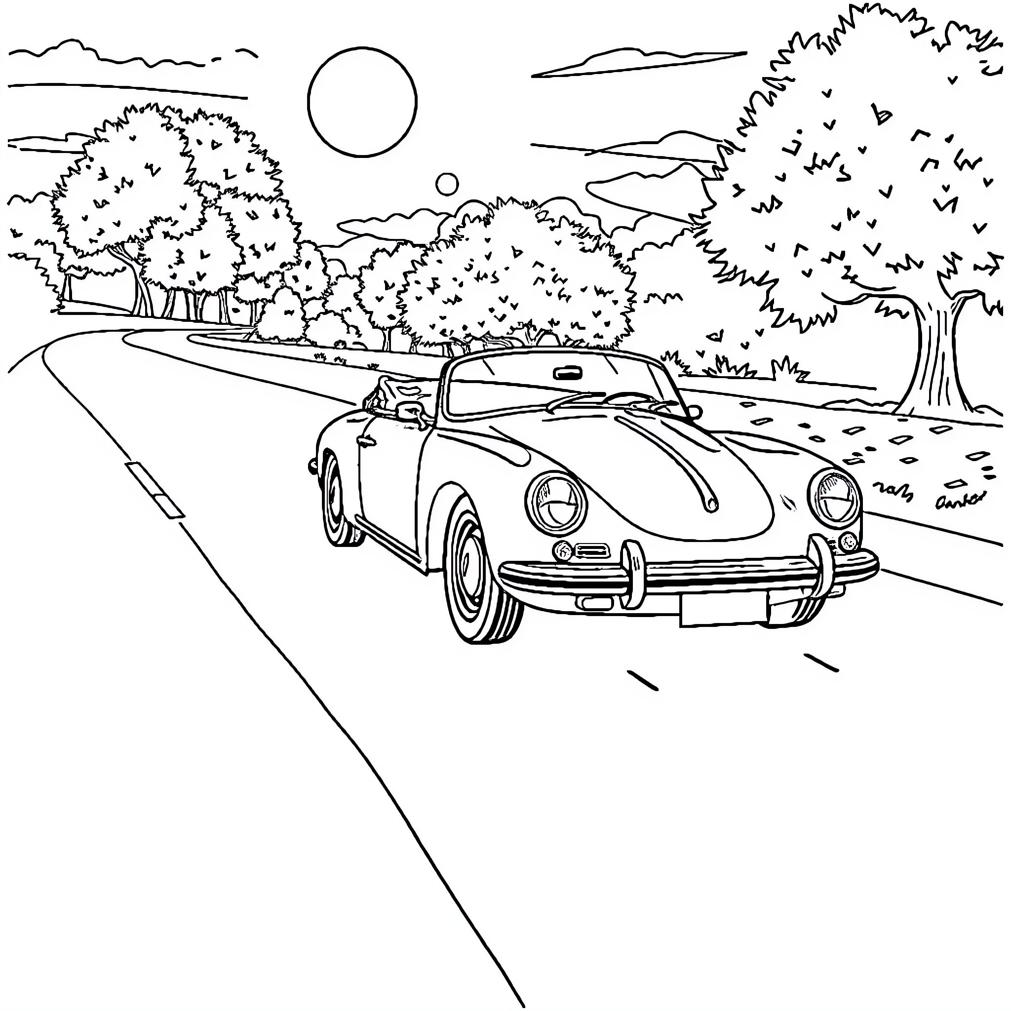Best Car Coloring Pages (Free Printable PDF)