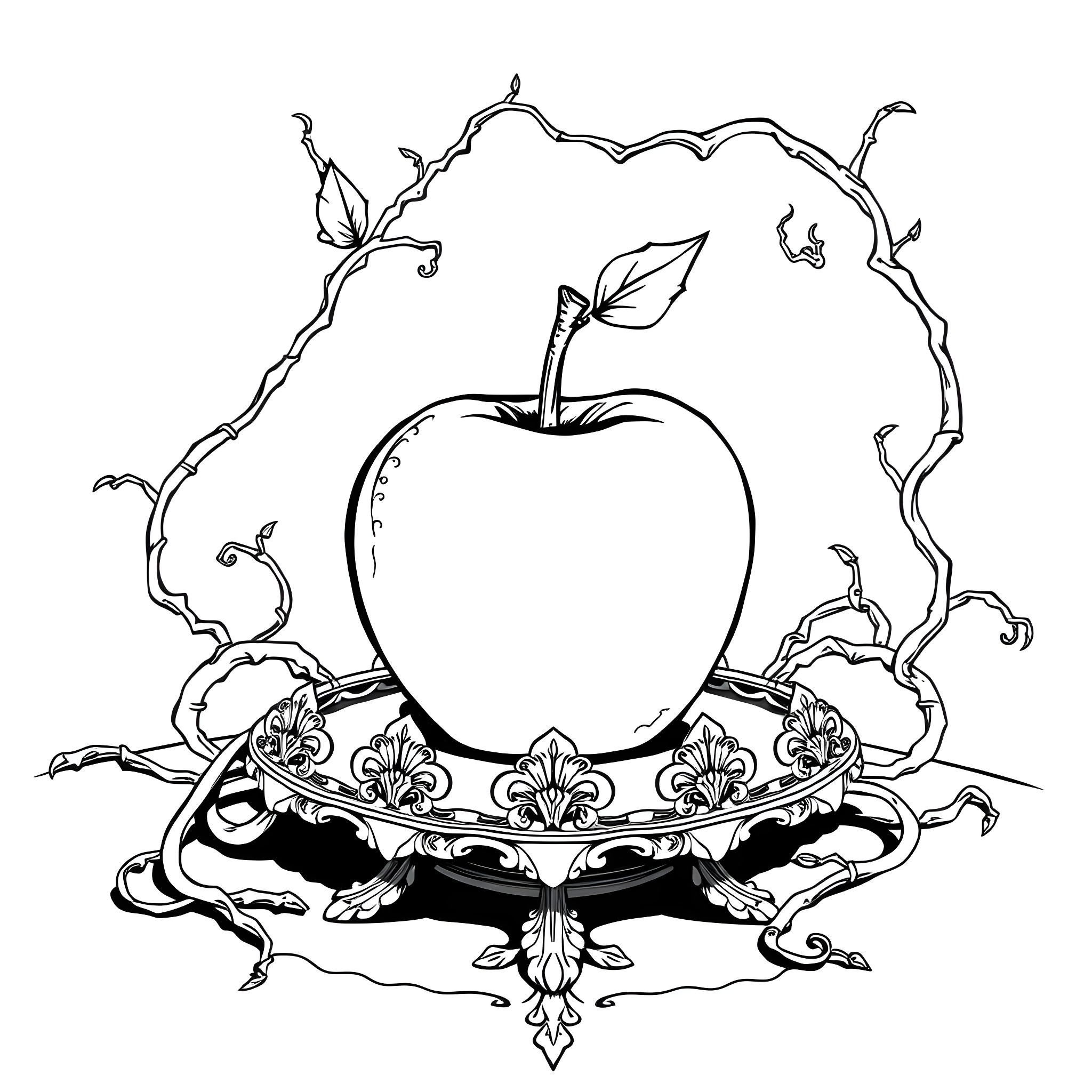 Best Poison Apple Coloring Pages (Free Printable PDF)