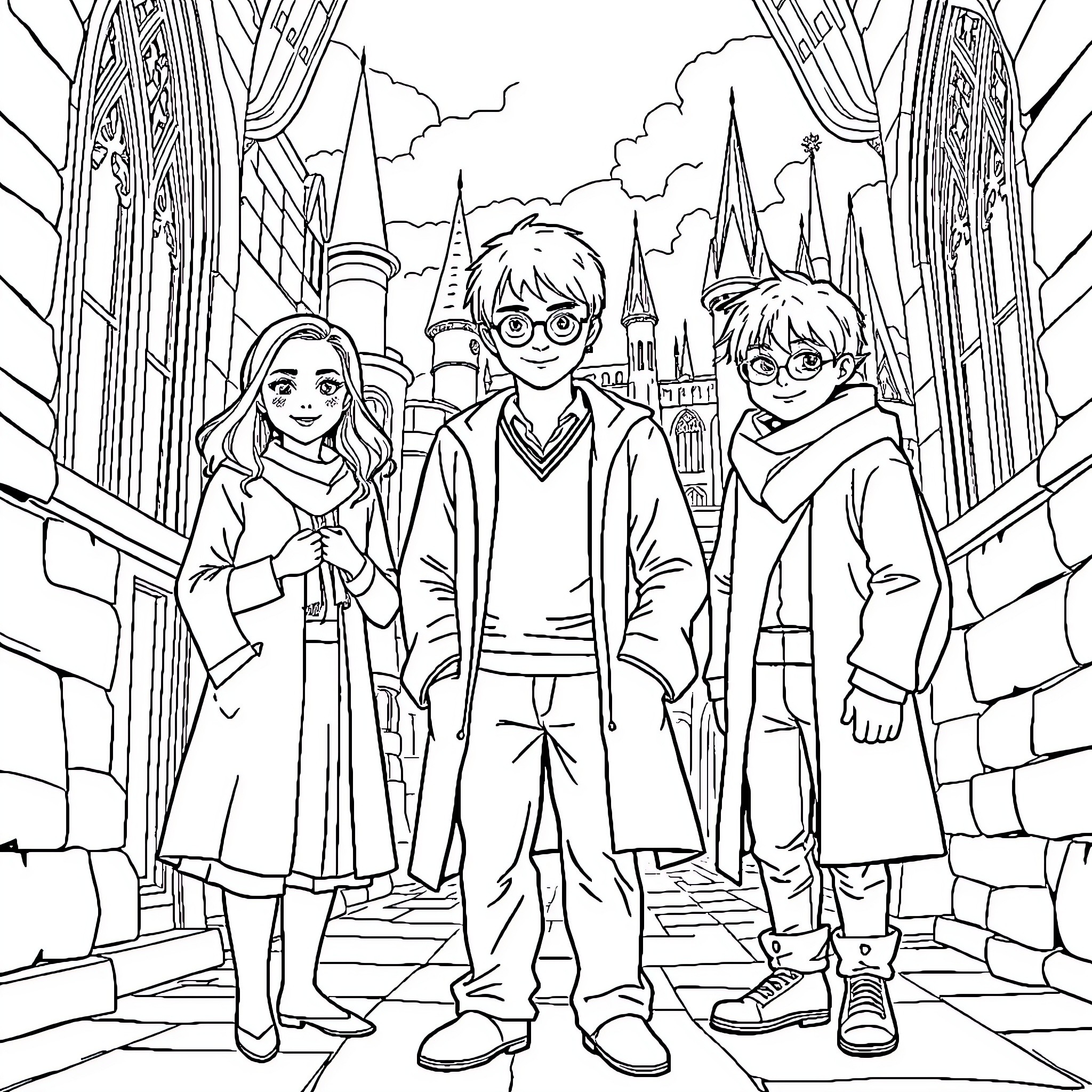 Best Harry Potter Coloring Pages (Free Printable PDF)