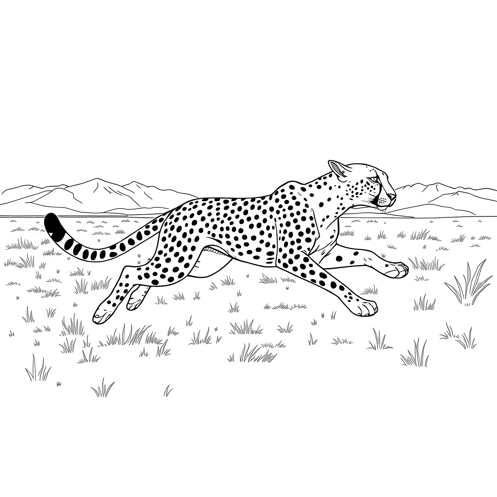 32 Best Cheetah Coloring Pages (Free Printable PDFs)